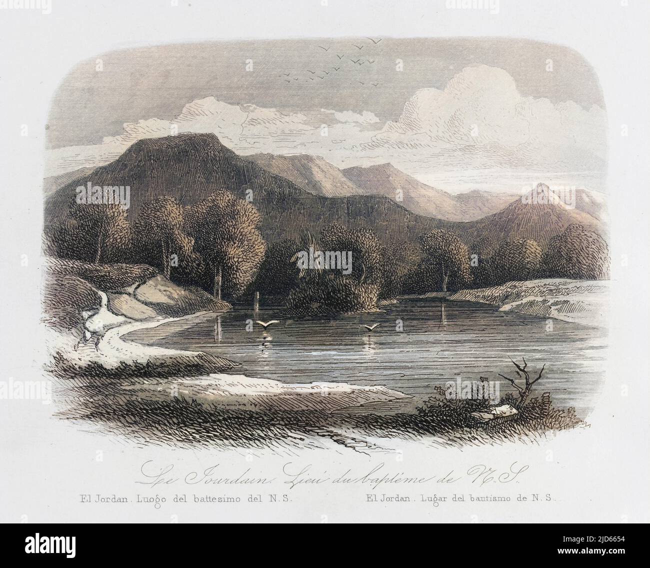 A view of Bethabara on the River Jordan, in modern-day Jordan, the ...