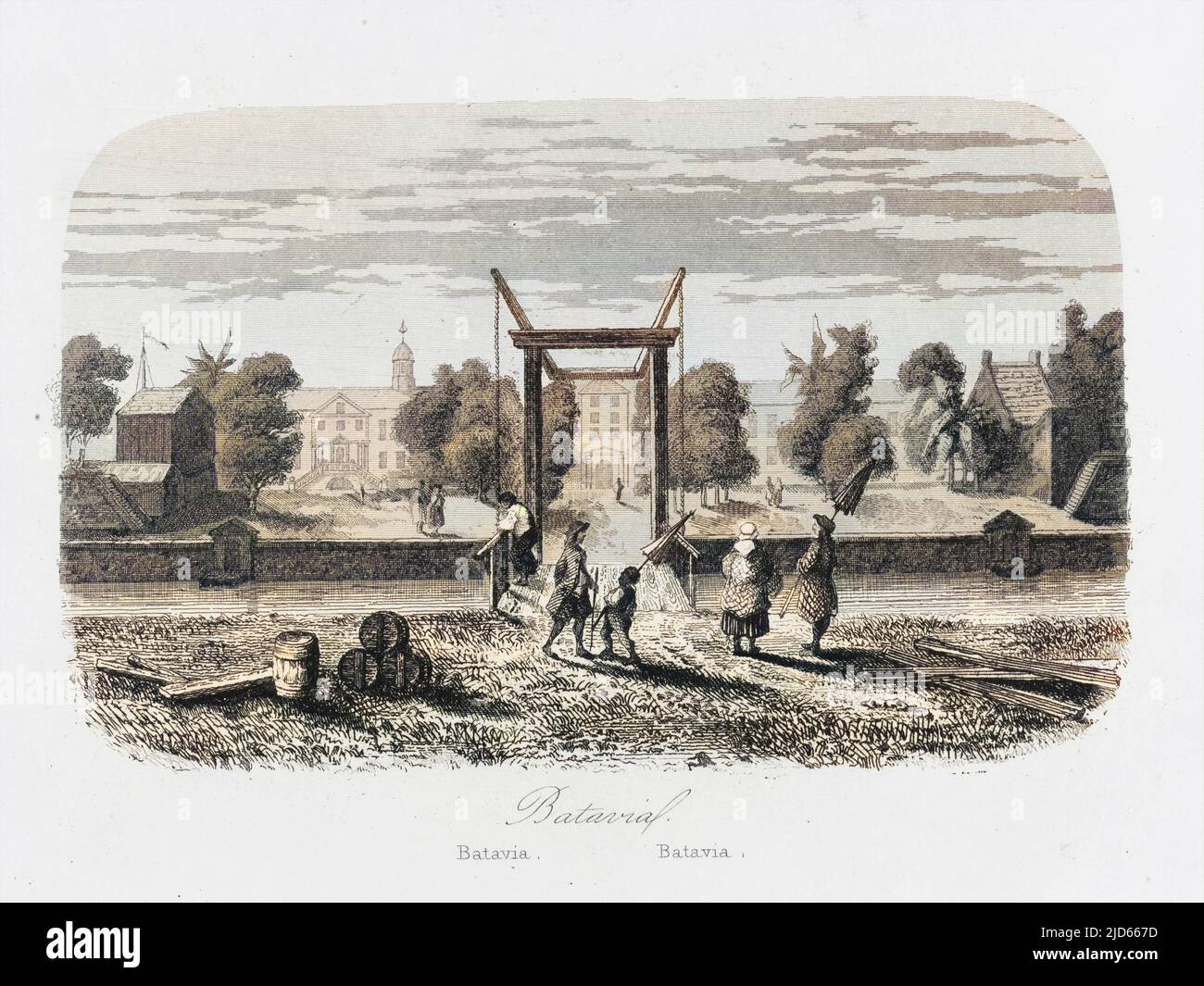 A view of Jakarta (formerly known as Batavia, Jayakarta and Sunda ...