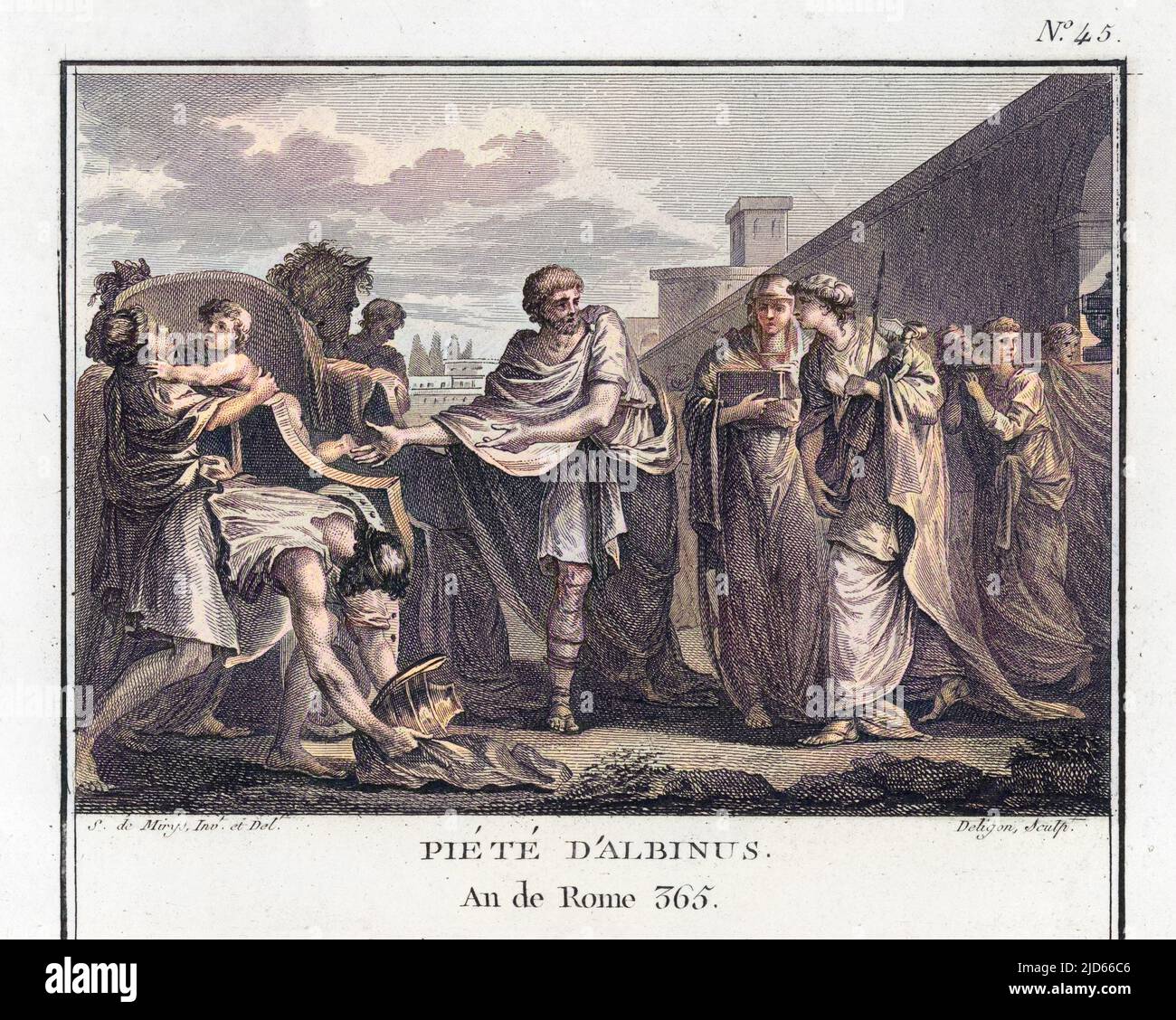 When the Gauls attack Rome, a plebeian named Albinus helps the fleeing ...