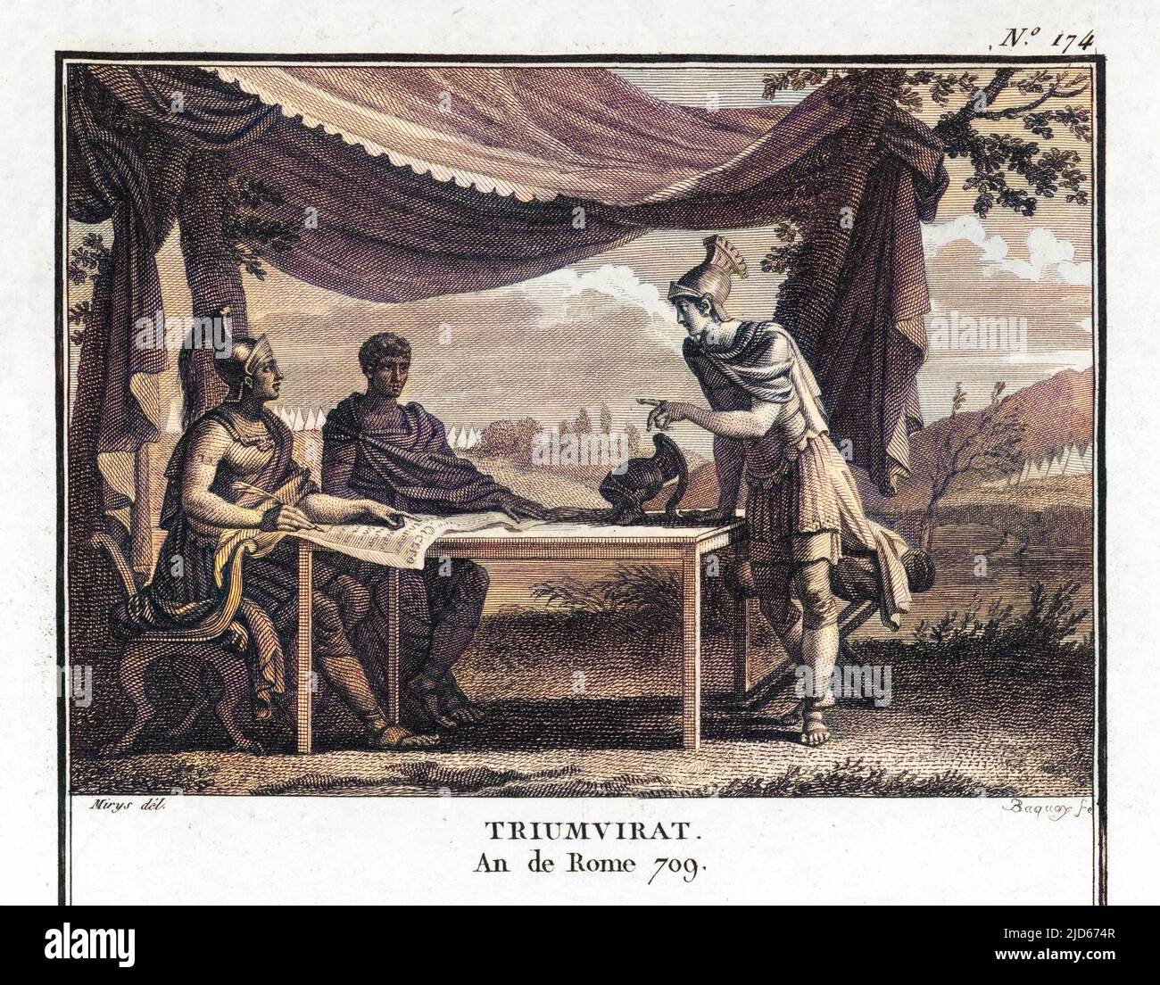 THE TRIUMVIRATE - Marcus Antonius, Octavius (later emperor Augustus ...