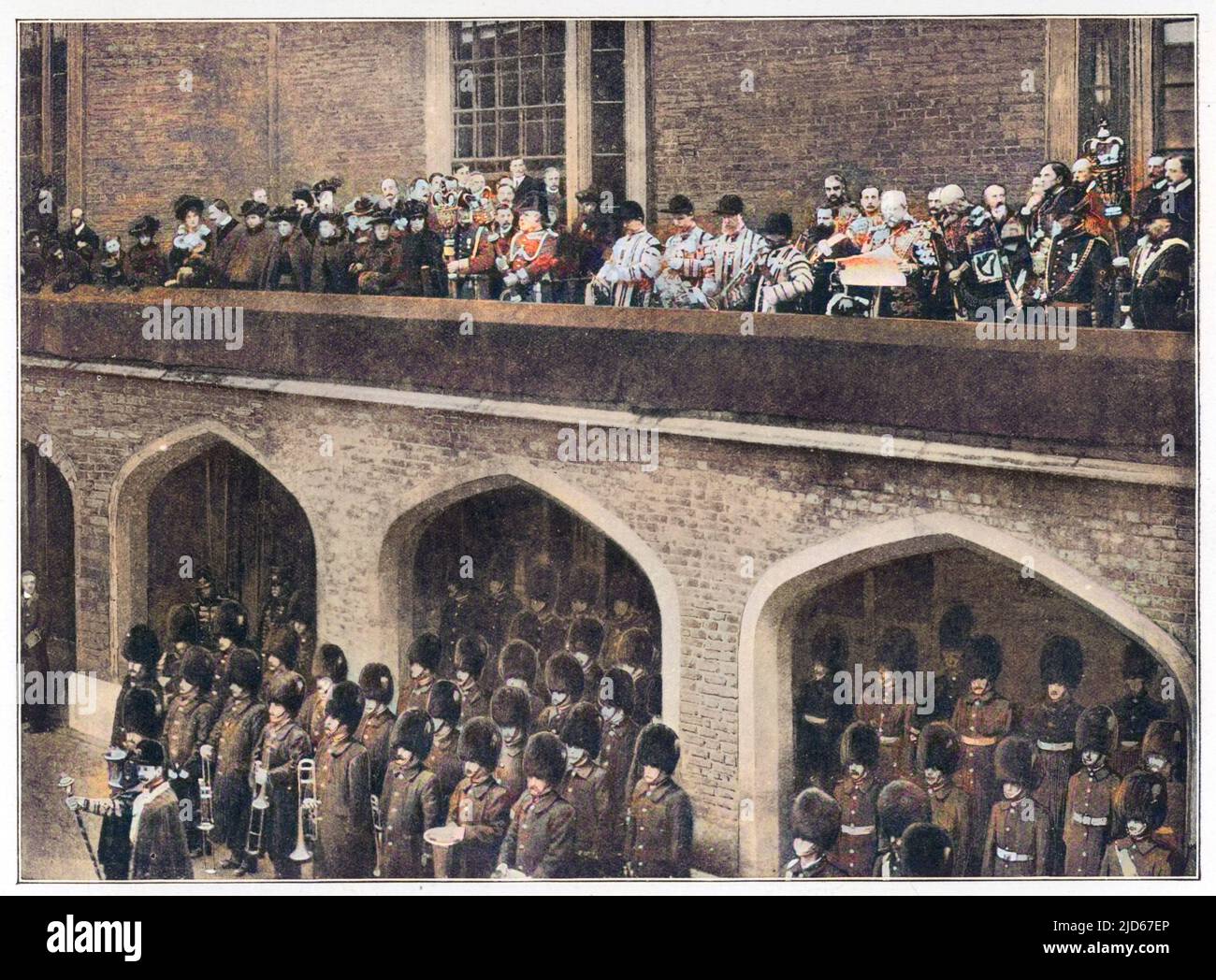 Edward VII (1841 - 1910), proclaimed King at St. James's Palace in 1901 ...