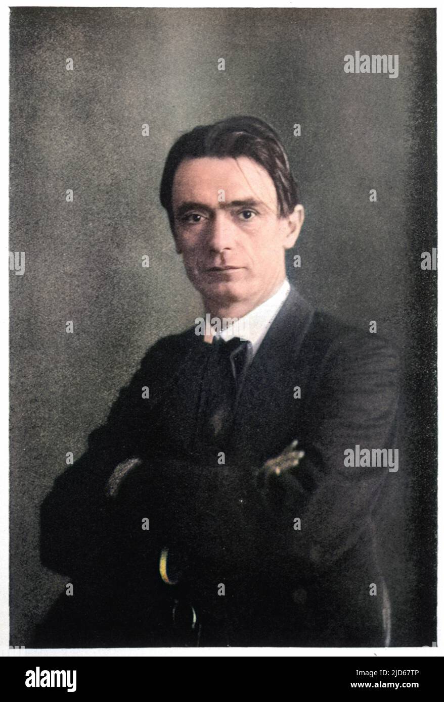 RUDOLPH STEINER (1861 - 1925), Austrian philosopher, in the 1920s ...