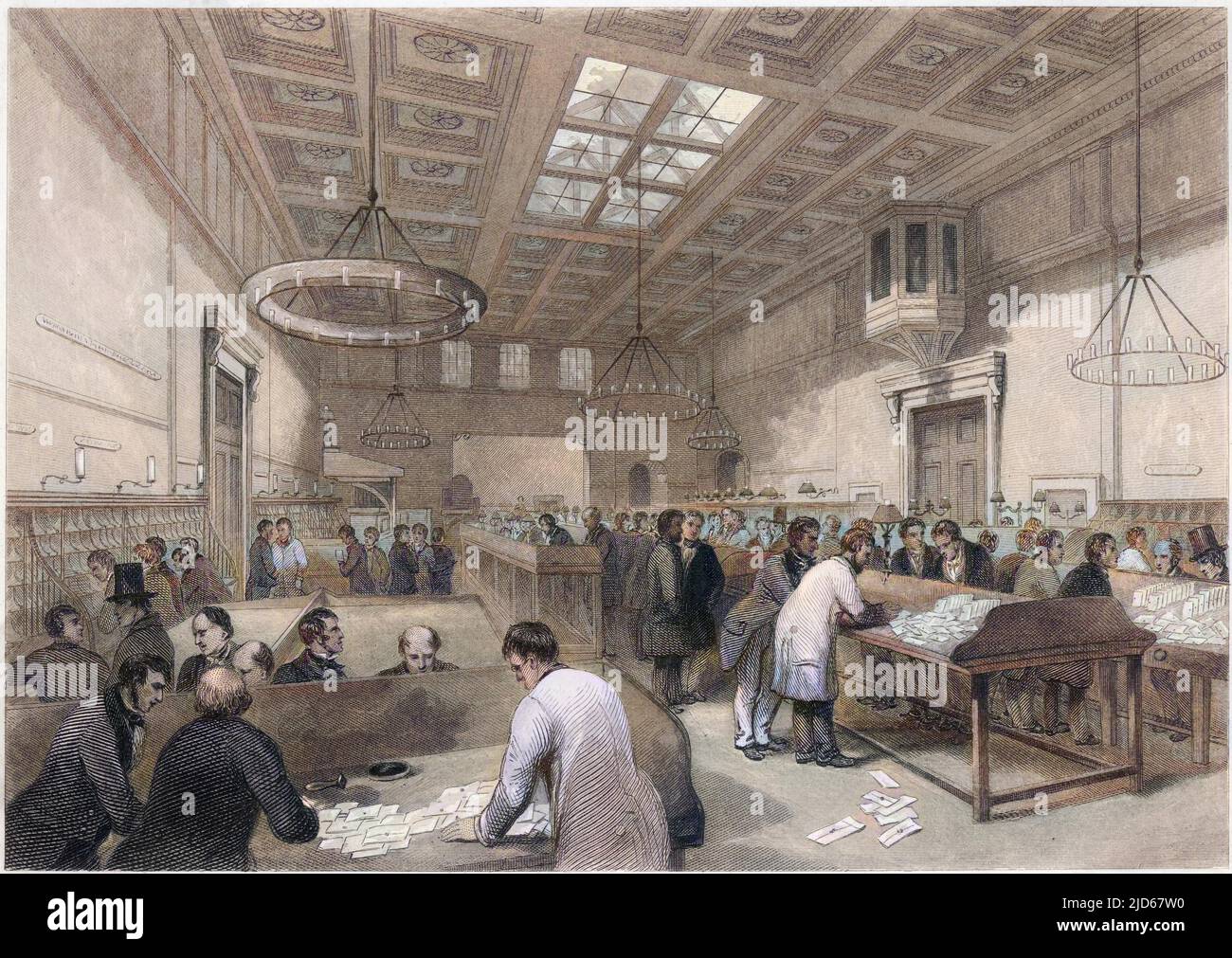 The General Post Office, St. Martins-le-Grand, London - the Inland ...