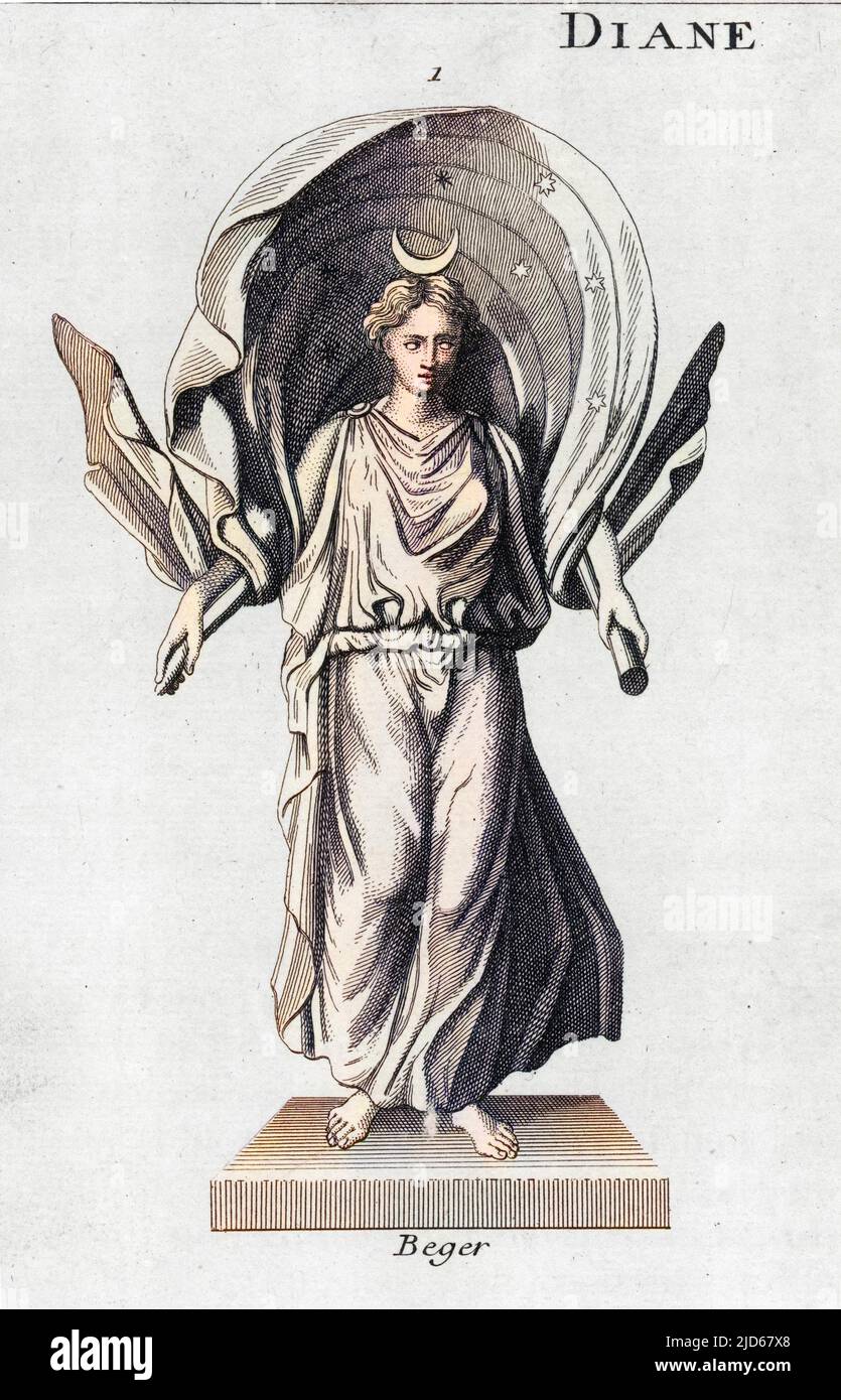 The goddess of childbirth and women's rites of passage, depicted with ...