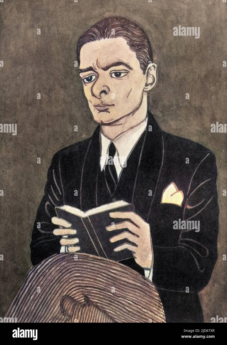 THOMAS STEARNS ELIOT American writer Colourised version of : 10046493 ...