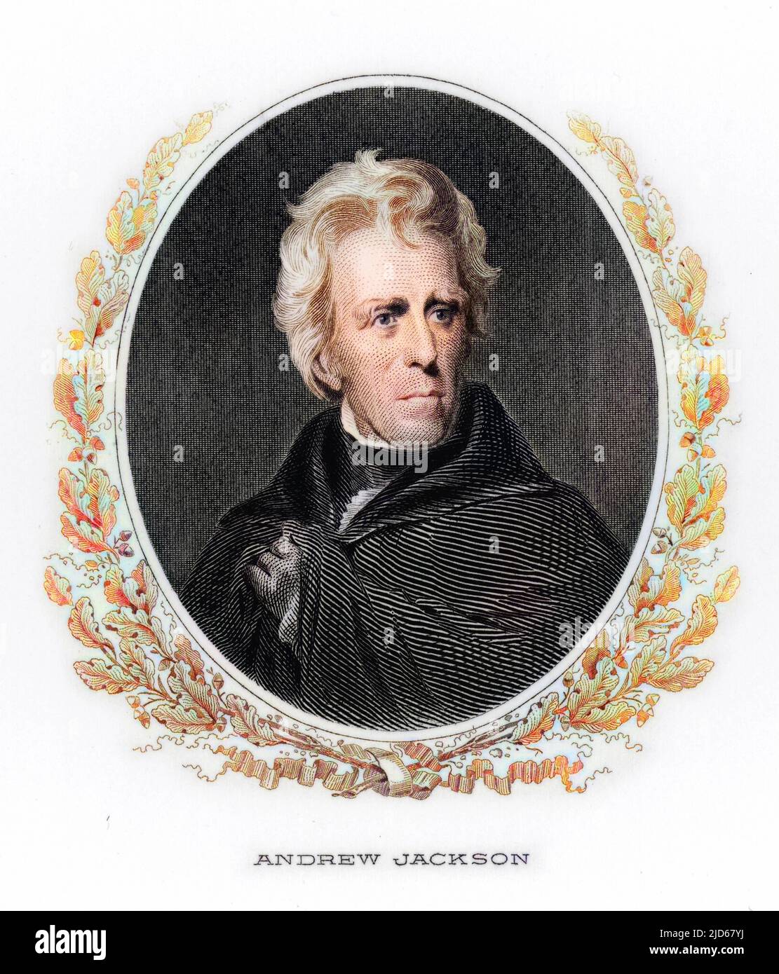 ANDREW JACKSON 7th American President. Colourised version of : 10041905 ...