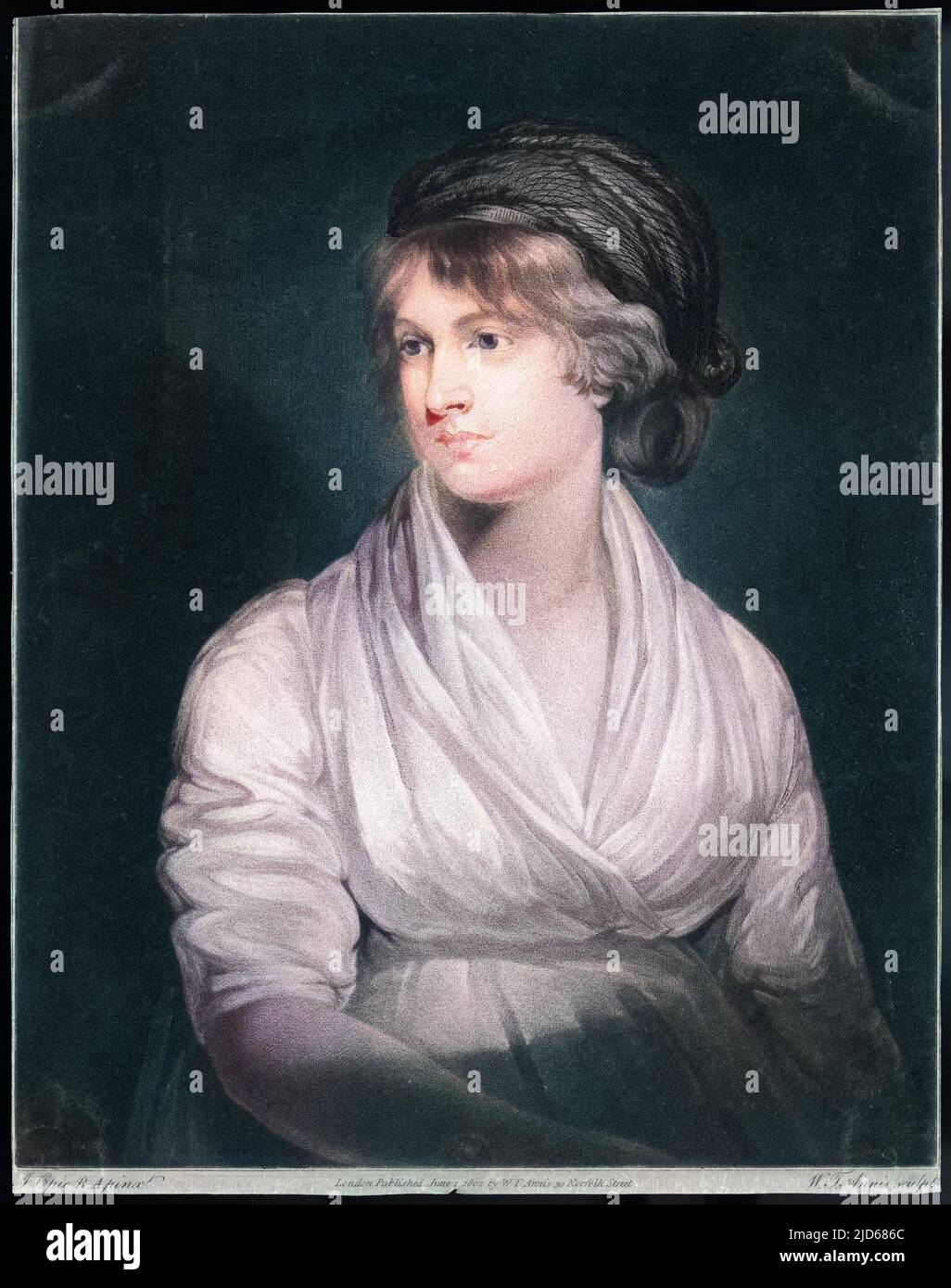 MARY WOLLSTONECRAFT GODWIN writer, wife of William Godwin, mother of ...
