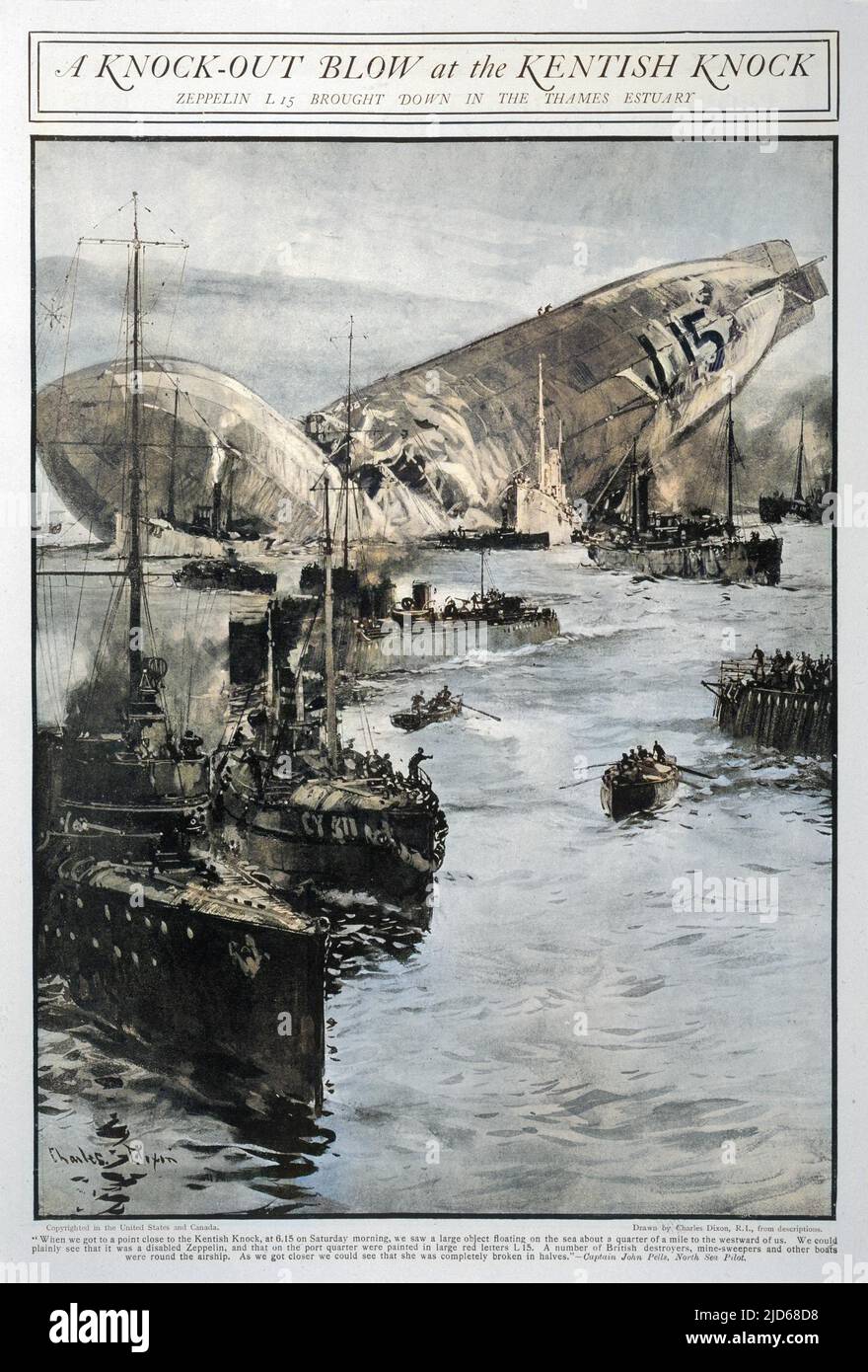 Zeppelin 1916 hi-res stock photography and images - Alamy