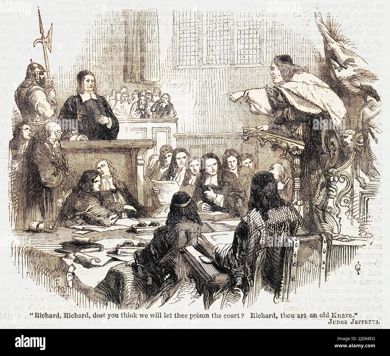 RICHARD BAXTER English puritan clergyman and writer, depicted at his ...