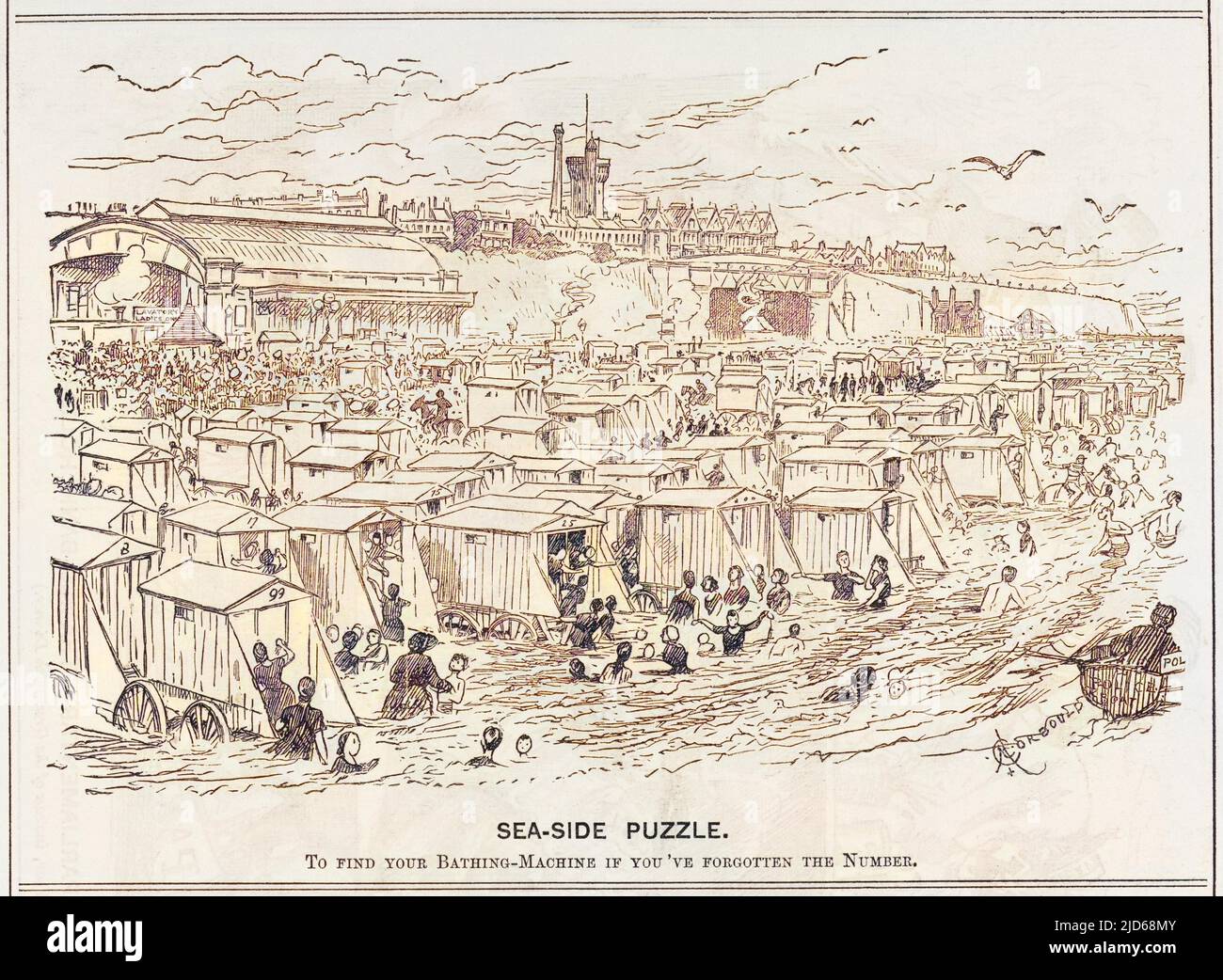 Bathing machines seaside hi-res stock photography and images - Alamy