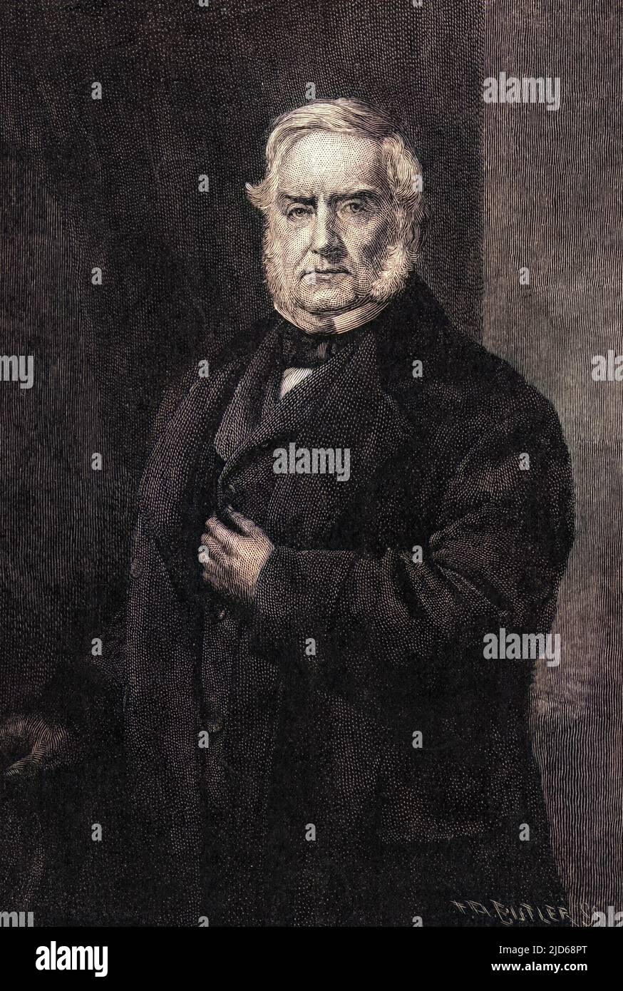 MOSES HICKS GRINNELL American merchant Colourised version of : 10160028 ...