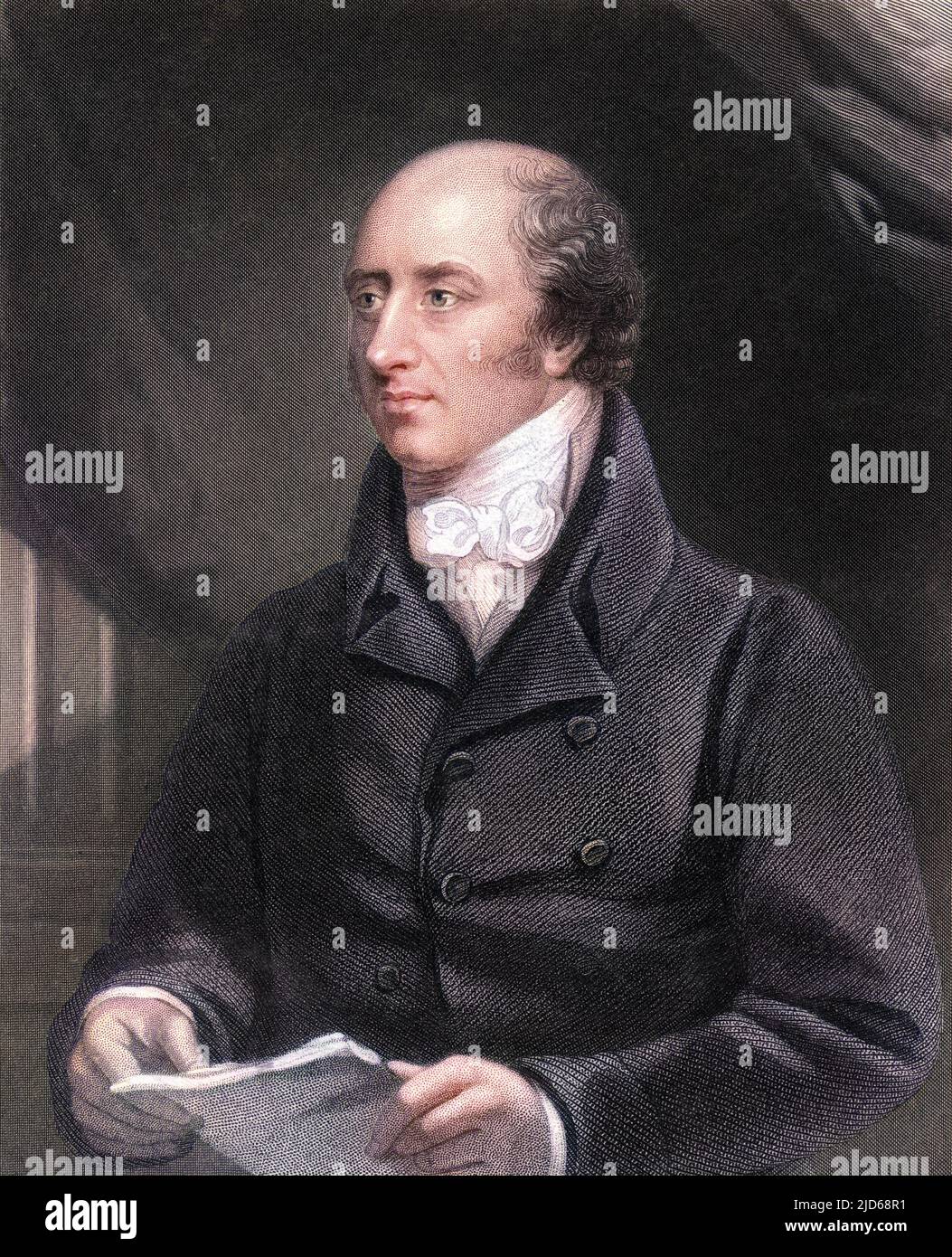 George Canning, Statesman Colourised version of : 10154360 Date: 1770 ...