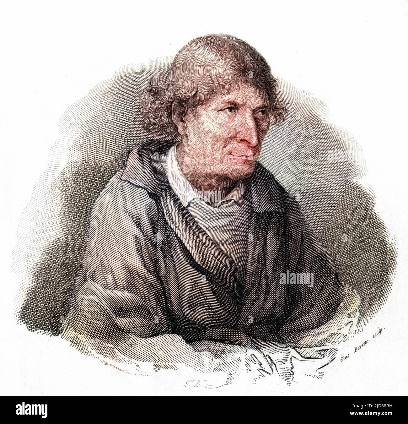 GIOVANNI BATTISTA CASTI Italian writer and adventurer Colourised ...