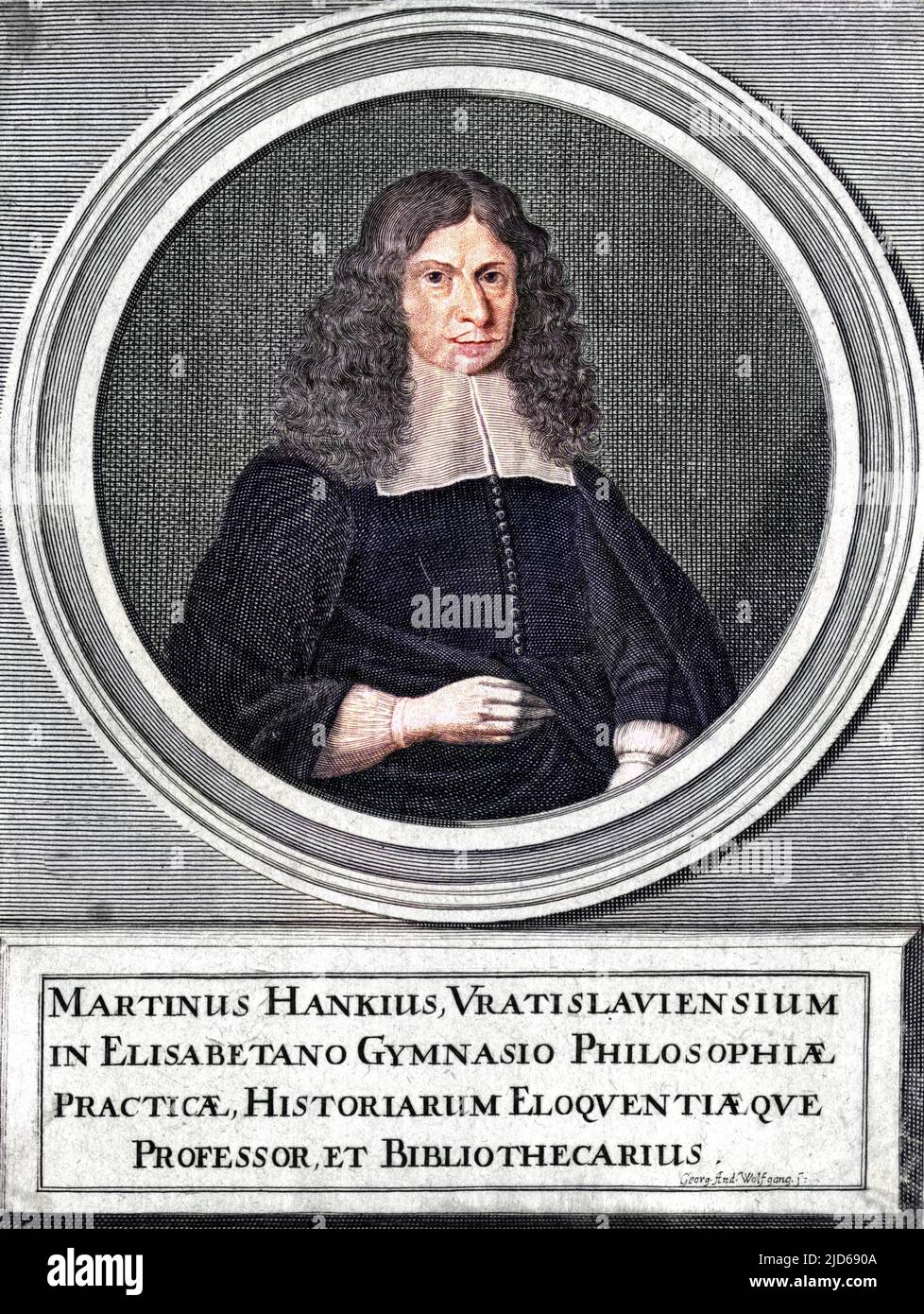 MARTIN HANKE German historian Colourised version of : 10160309 Date ...