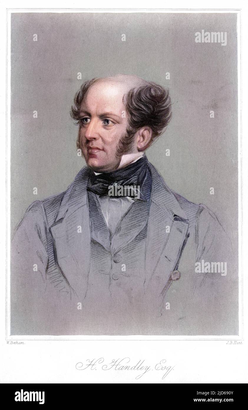 HENRY HANDLEY of Culverthorpe Hall, member of parliament for ...