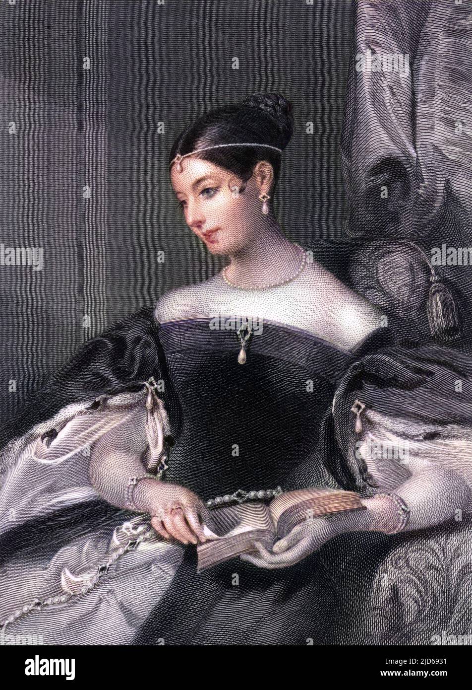 ELIZABETH countess of HARRINGTON (nee Green) wife of Leicester Stanhope ...
