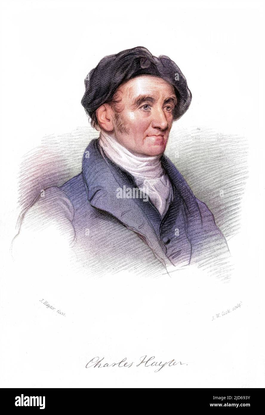 CHARLES HAYTER artist Colourised version of : 10160544 Date: 1761 ...