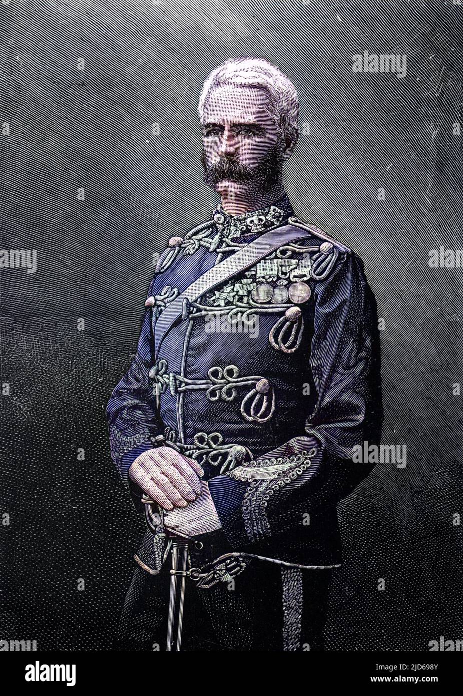 Lieutenant-general sir JAMES HILLS-JOHNES VC British military commander ...