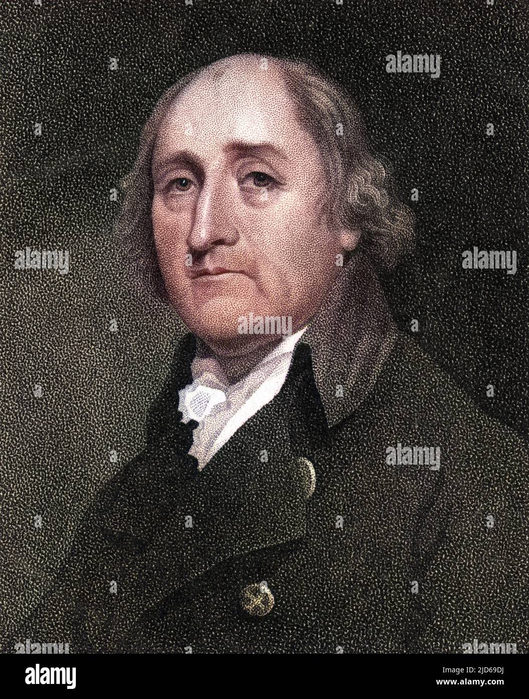 JOSEPH HUDDART Engineer, hydrographer and manufacturer Colourised ...
