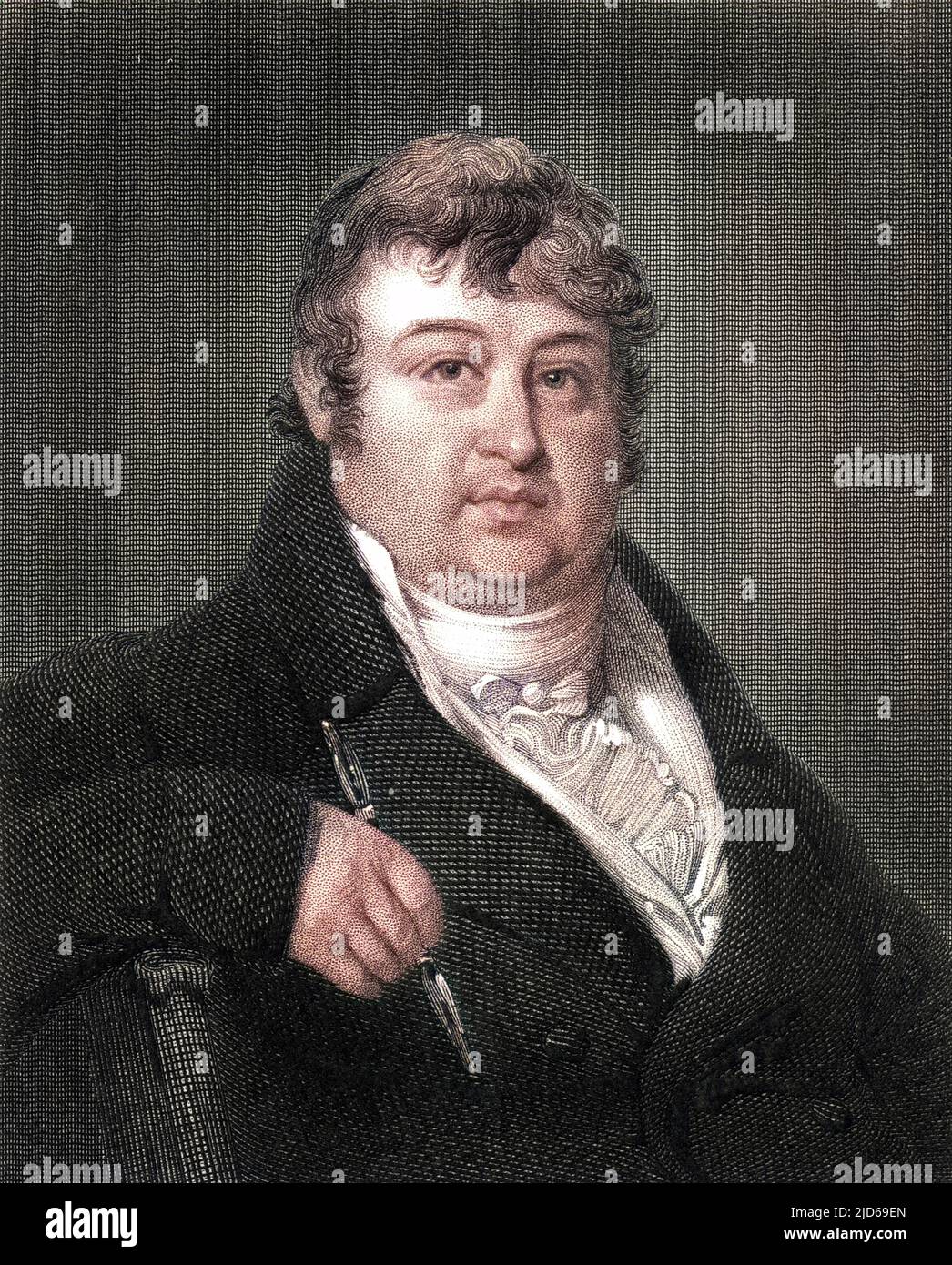 JULIUS CAESAR IBBETSON (1759 - 1817), artist. Colourised version of ...