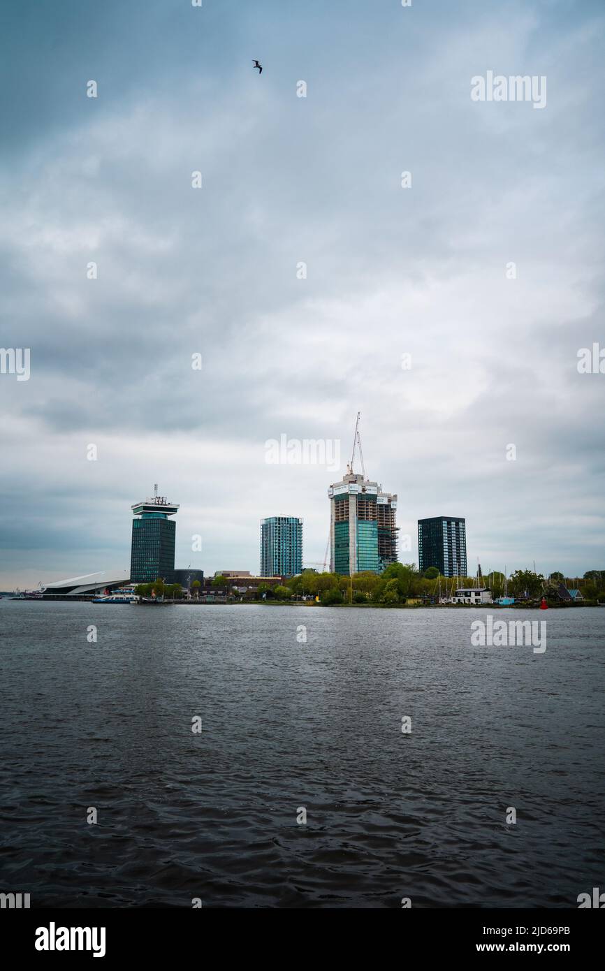 Aerial landscape silhouette skyscrapers hi-res stock photography and ...