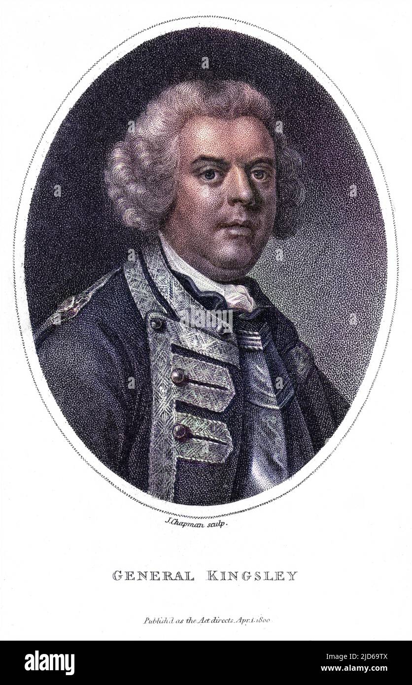 General WILLIAM KINGSLEY (1698 - 1769), soldier, governor of Fort ...