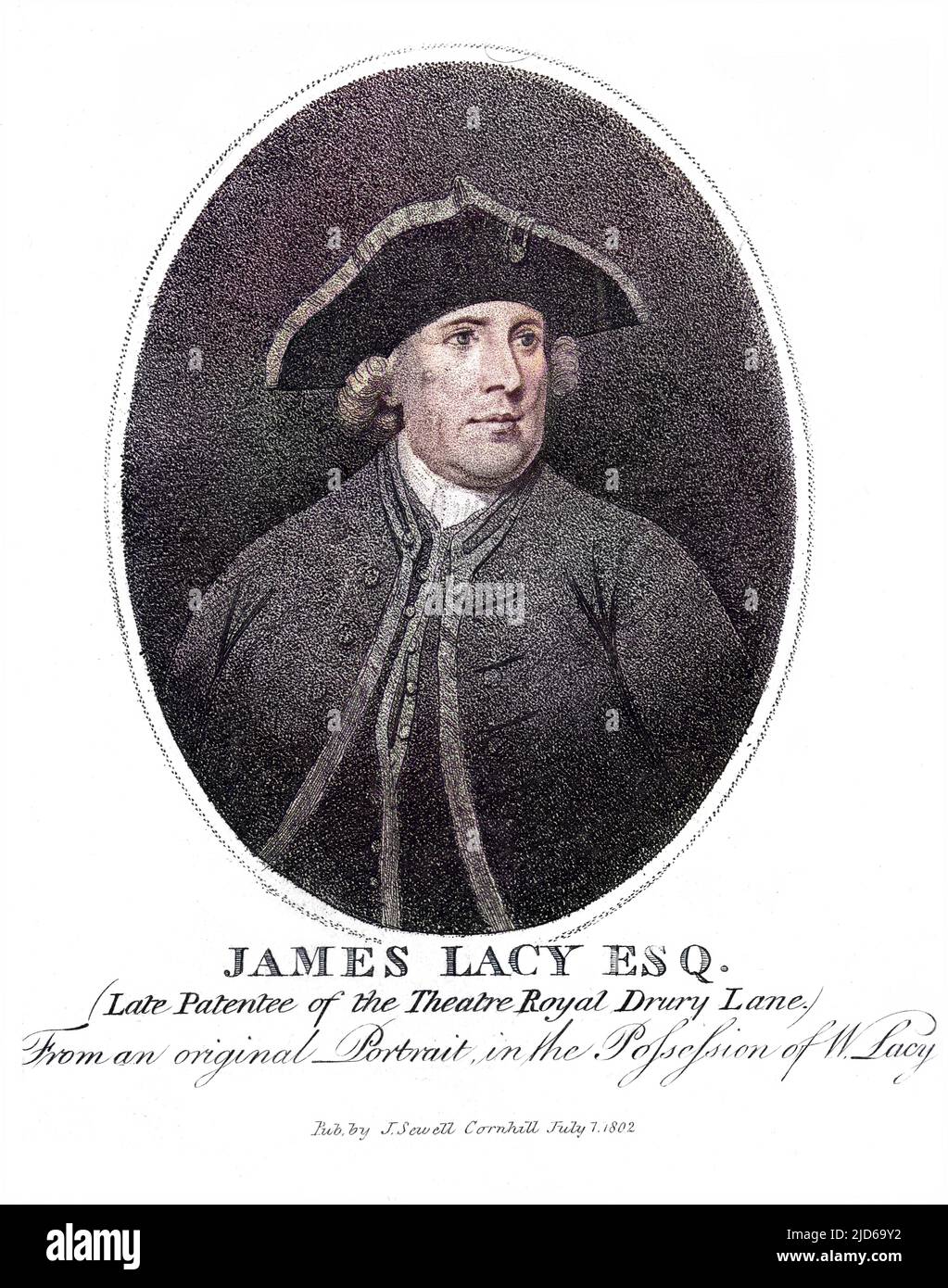 JAMES LACY London impresario, patentee of Drury Lane theatre ...