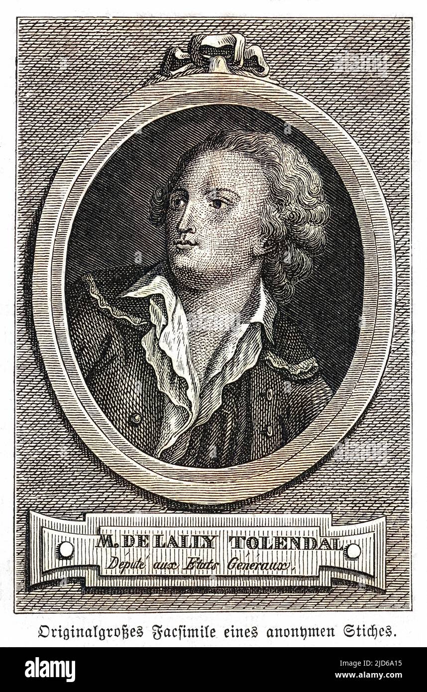 TROPHIME GERARD, marquis de LALLY-TOLENDAL (1751 - 1830), French ...