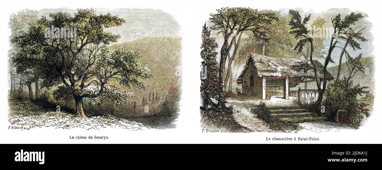 ALPHONSE-MARIE-LOUIS LAMARTINE Two exciting scenes at Saint- Point, the ...