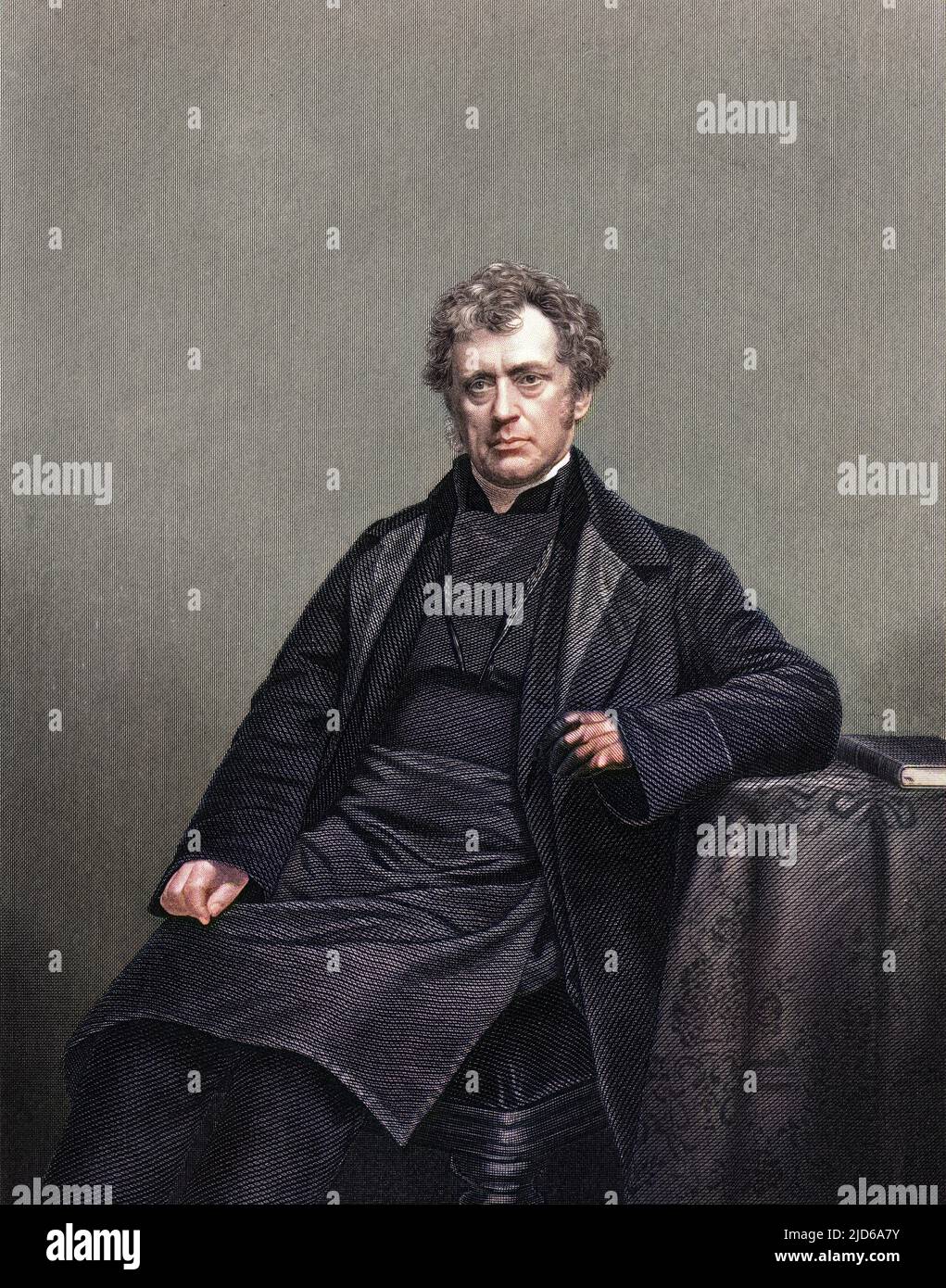 JAMES PRINCE LEE Bishop of Manchester Colourised version of : 10162969 ...