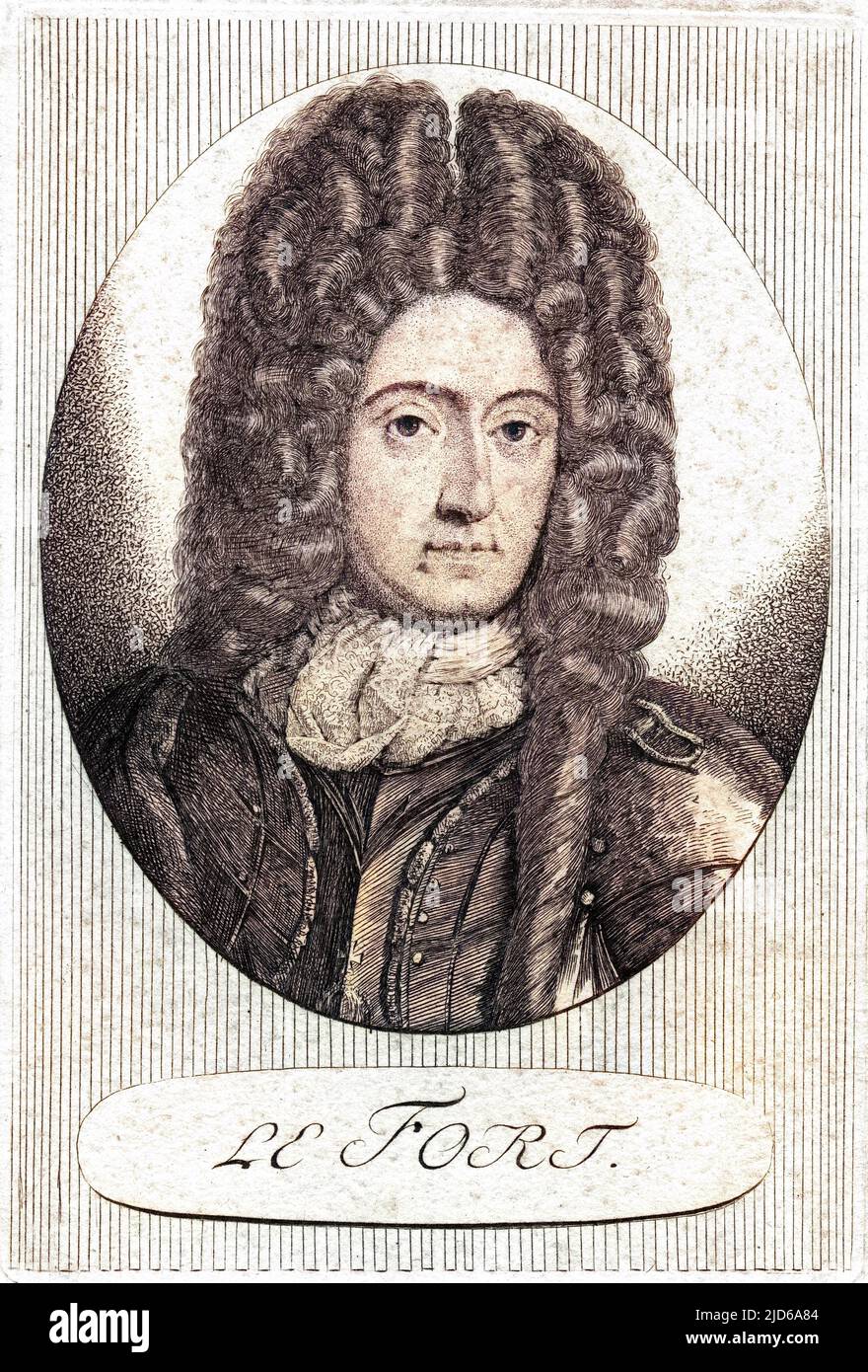 FRANCOIS LEFORT French soldier in the service of Tsar Peter the Great ...