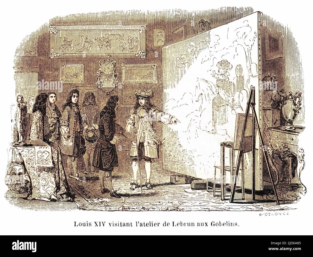 CHARLES LE BRUN French artist : appointed first painter to Louis XIV ...