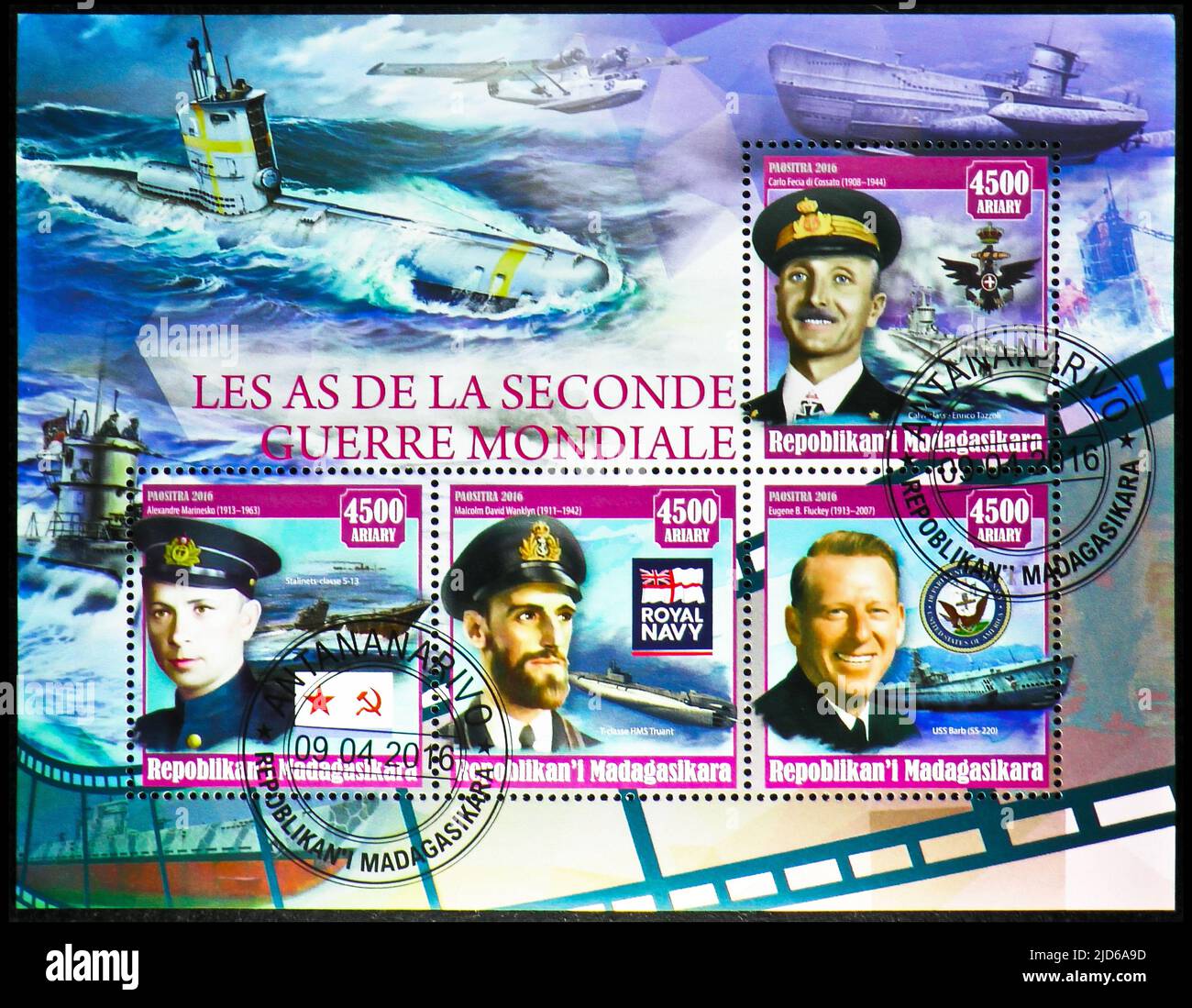 MOSCOW, RUSSIA - JUNE 17, 2022: Postage stamp printed in Madagascar ...