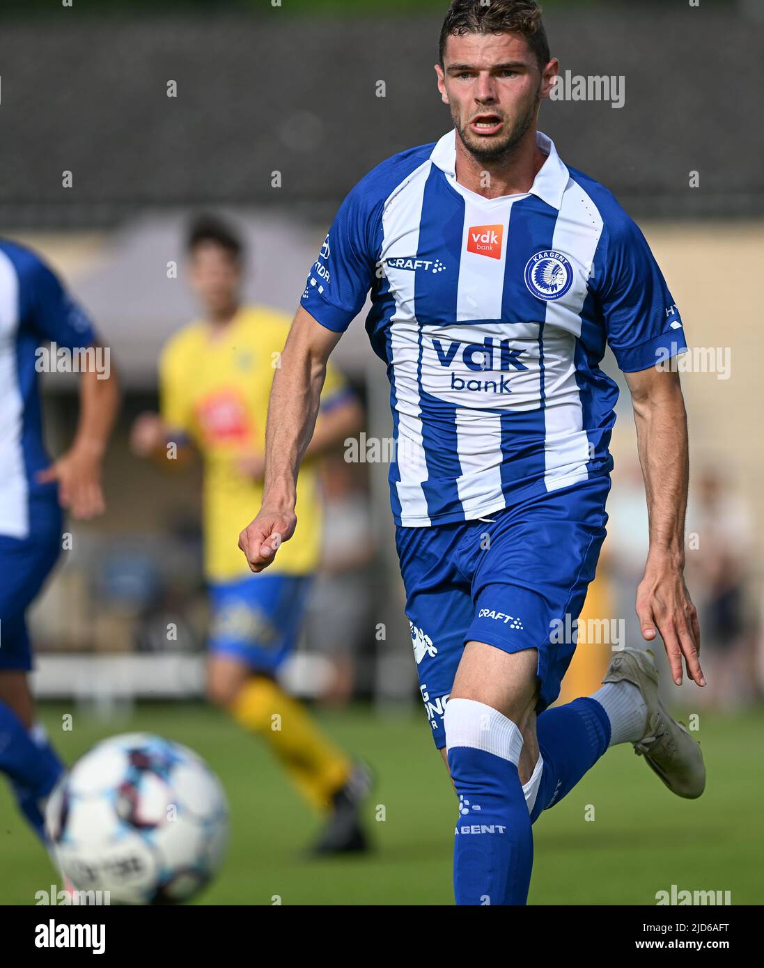 Gent's Hugo Cuypers pictured in action during a friendly game between ...