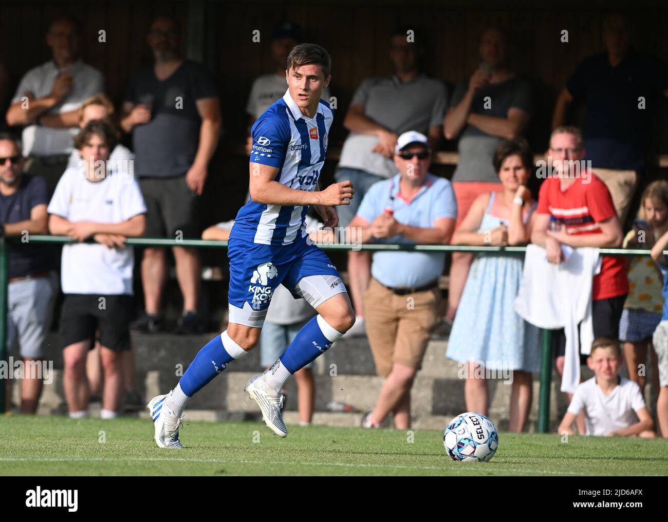Gent's Alessio Castro Montes pictured in action during a friendly game ...