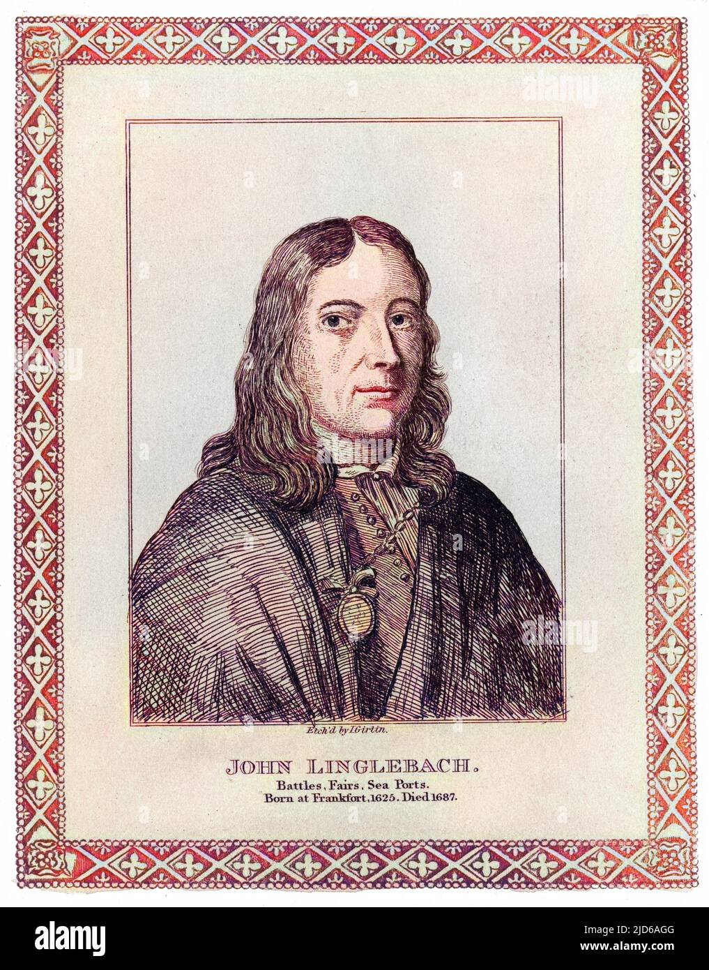 JOHANN LINGELBACH German artist from Frankfurt, known for his paintings ...