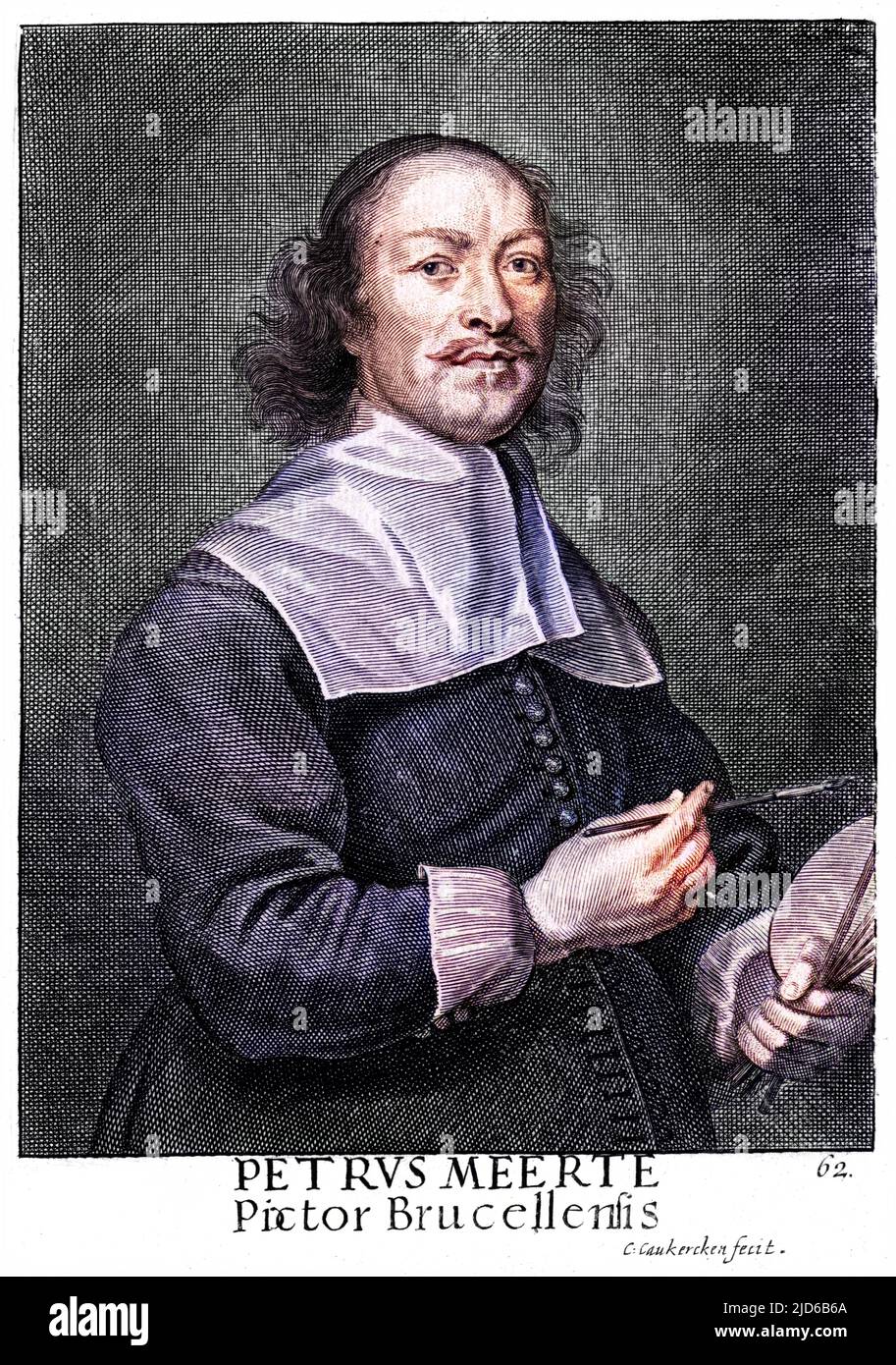 PIERRE MEERT Flemish artist Colourised version of : 10164792 Date: 1619 ...