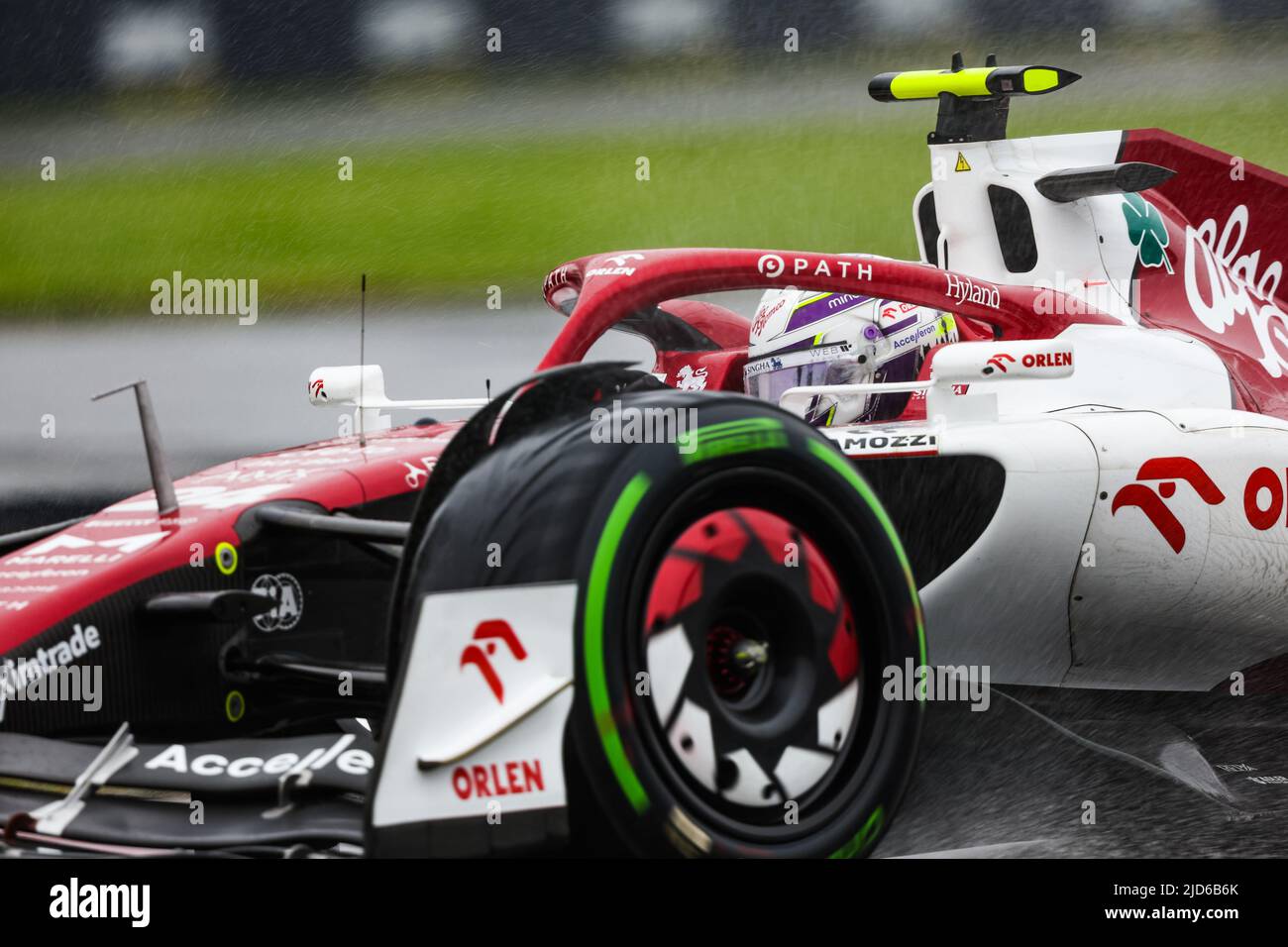 Montreal, Canada. 18th June 2022. 24 ZHOU Guanyu (chi), Alfa Romeo F1 ...