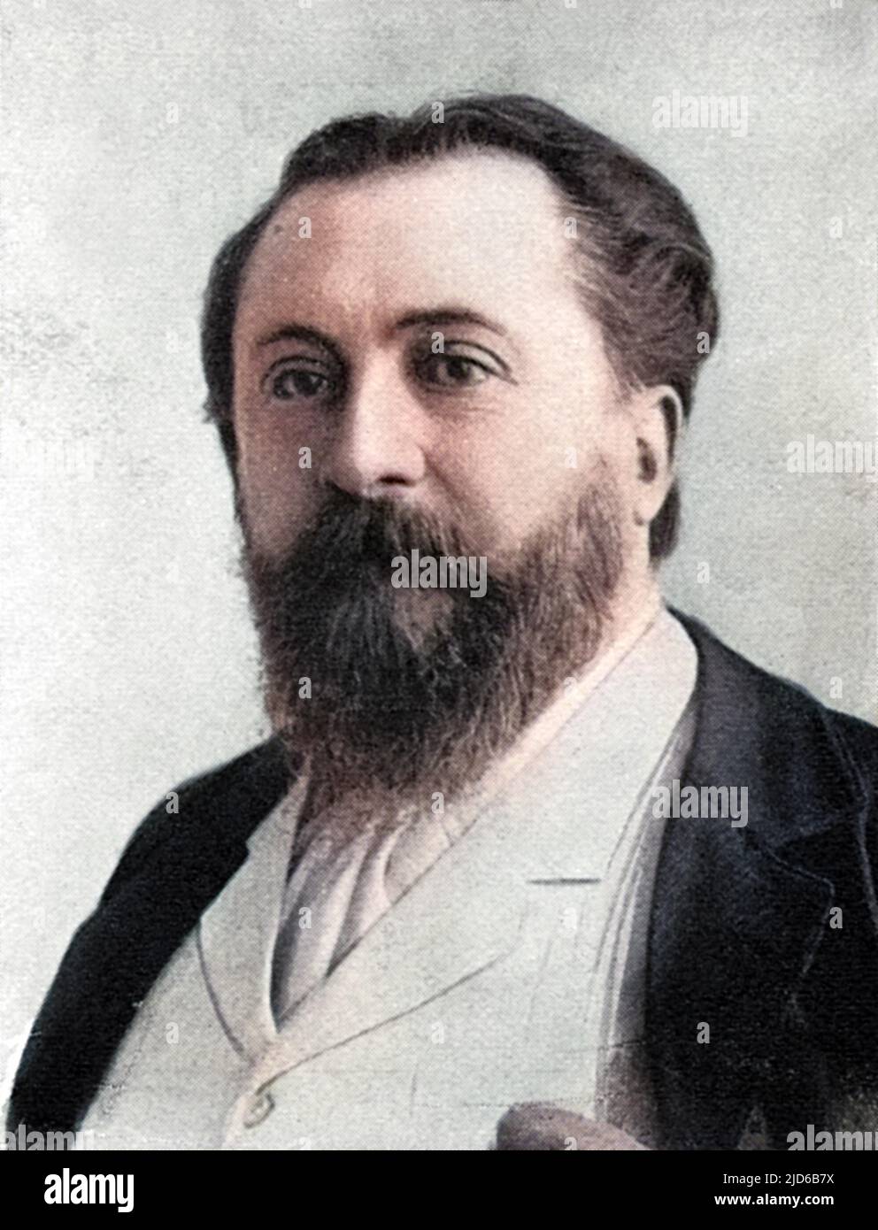 CATULLE MENDES (1841 - 1909), French poet and playwright, a prominent ...