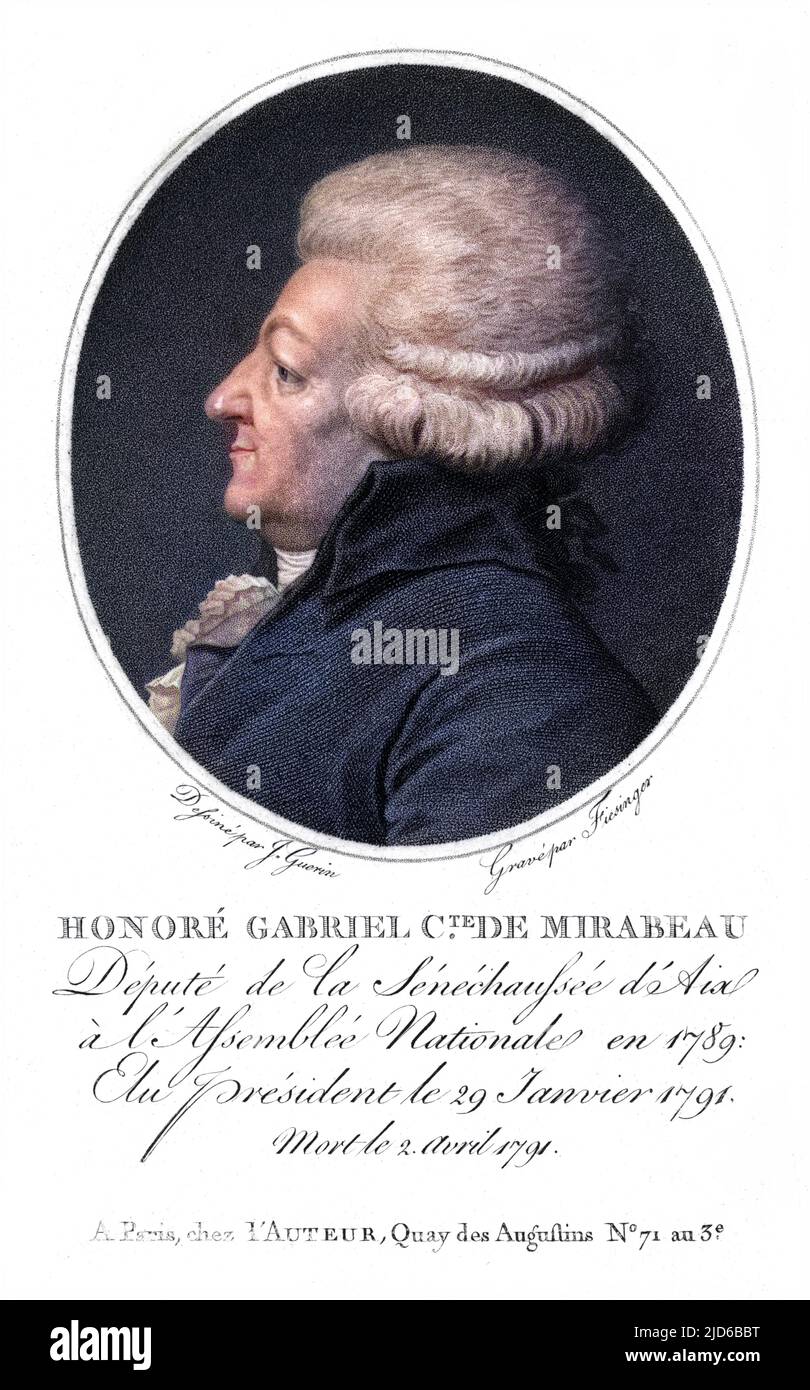 Gabriel de mirabeau hi-res stock photography and images - Alamy