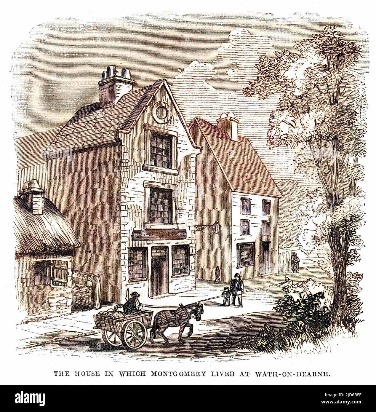 The home of JAMES MONTGOMERY, the author of 'The world before the flood ...