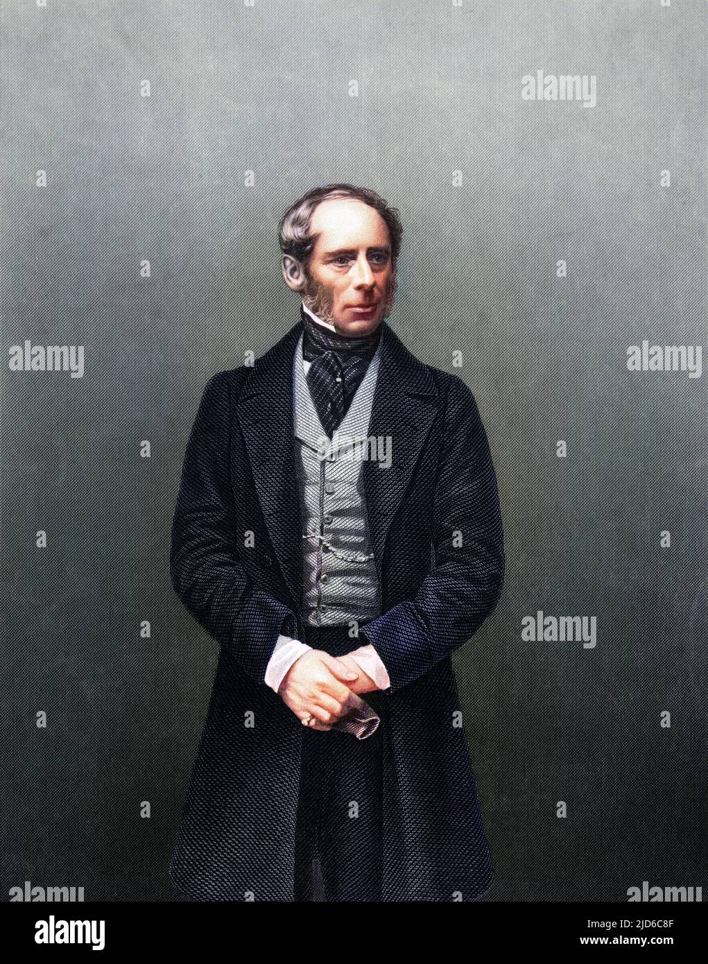 Sir JOHN SOMERSET PAKINGTON, first baron HAMPTON statesman Colourised ...