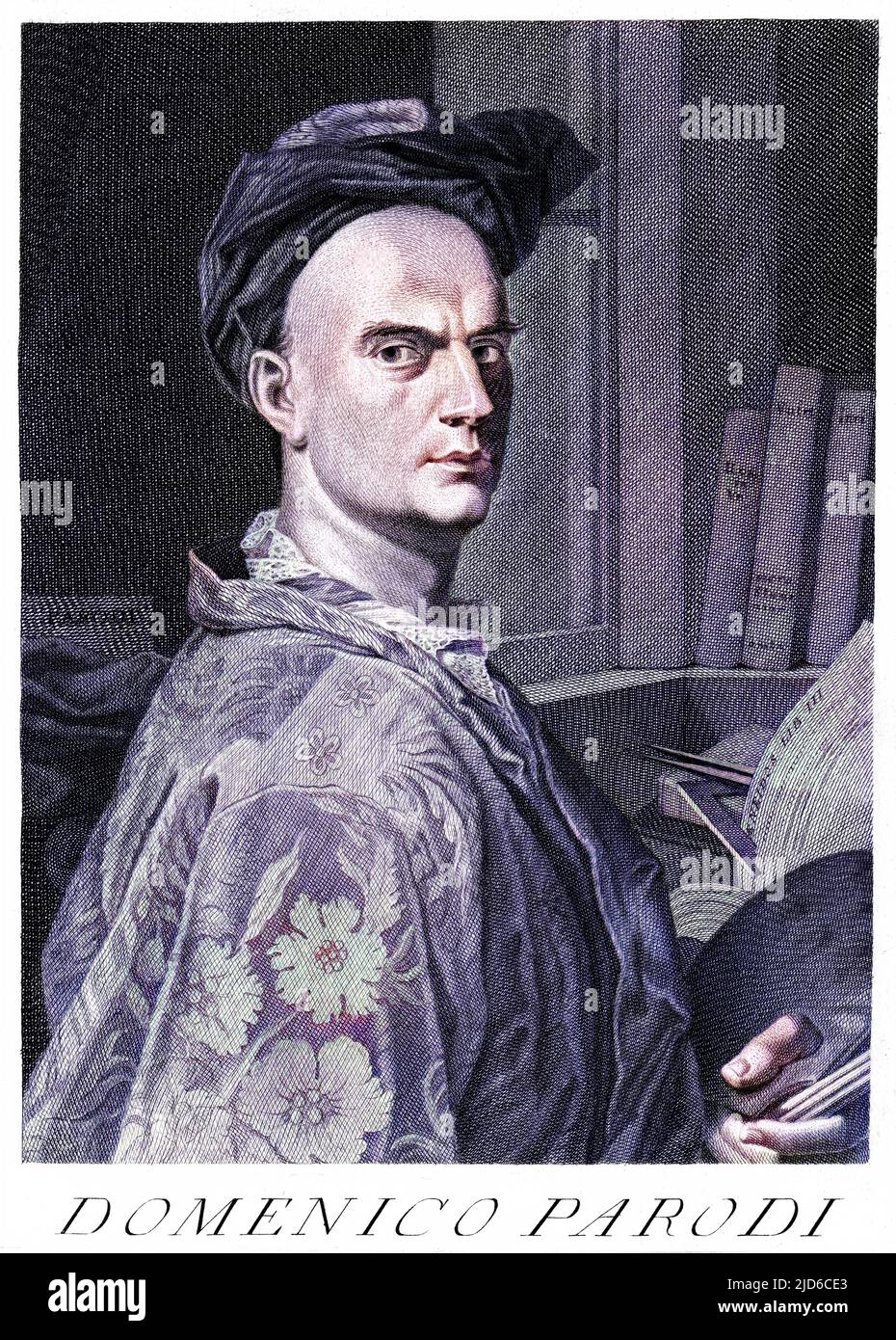 DOMENICO PARODI Italian artist Colourised version of : 10172041 Date ...