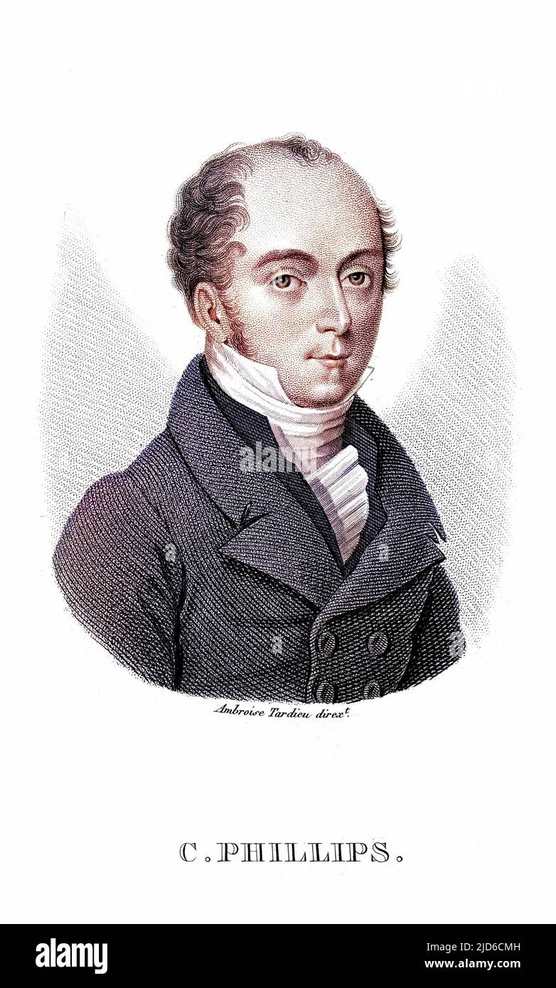 CHARLES PHILLIPS Irish (1787 - 1859), lawyer and writer : this French ...