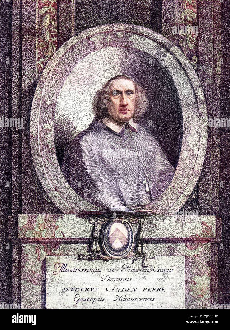 PETER VAN DEN PERRE Belgian churchman, bishop of Namur Colourised ...