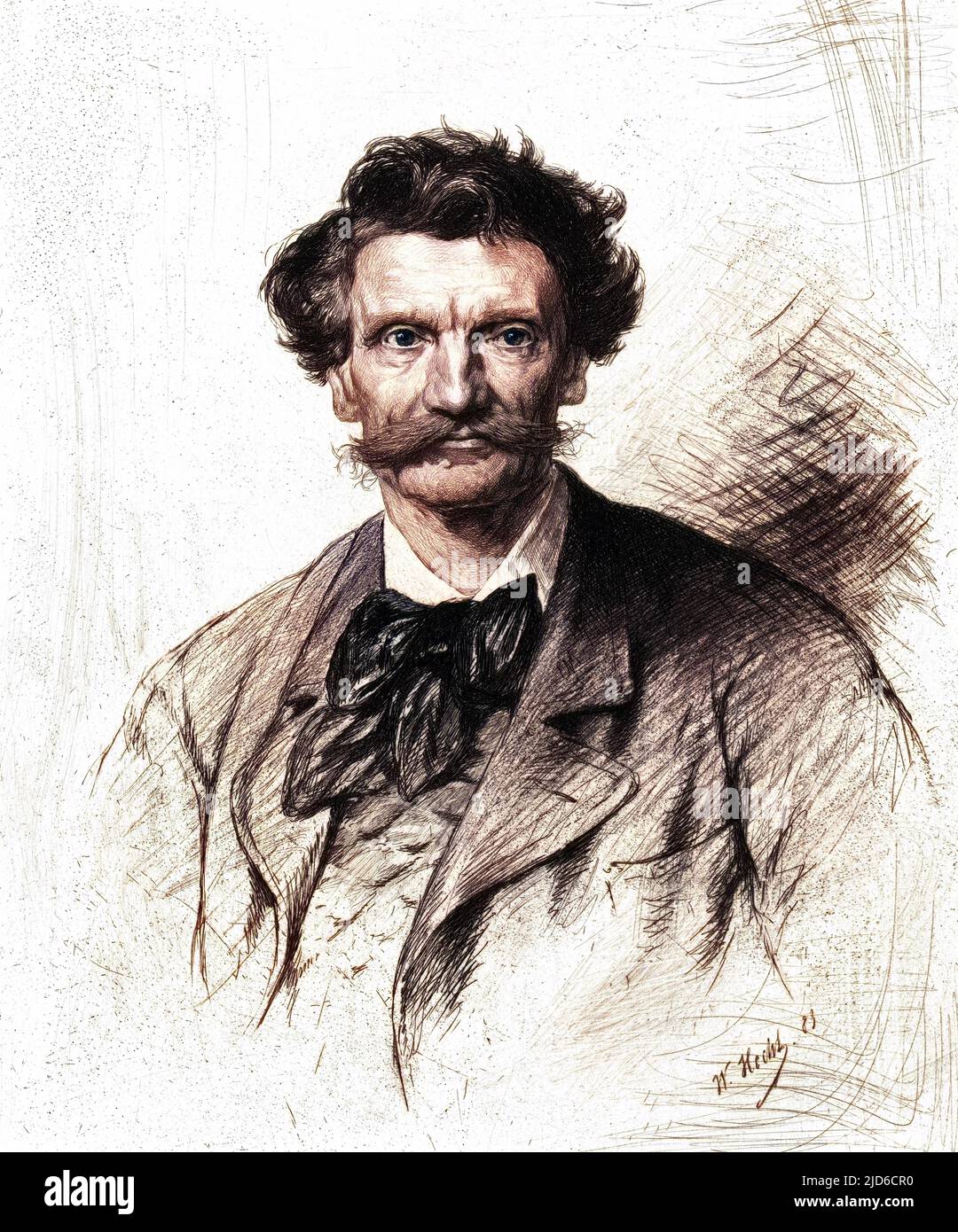 CARL VON PILOTY German artist Colourised version of : 10172642 Date ...