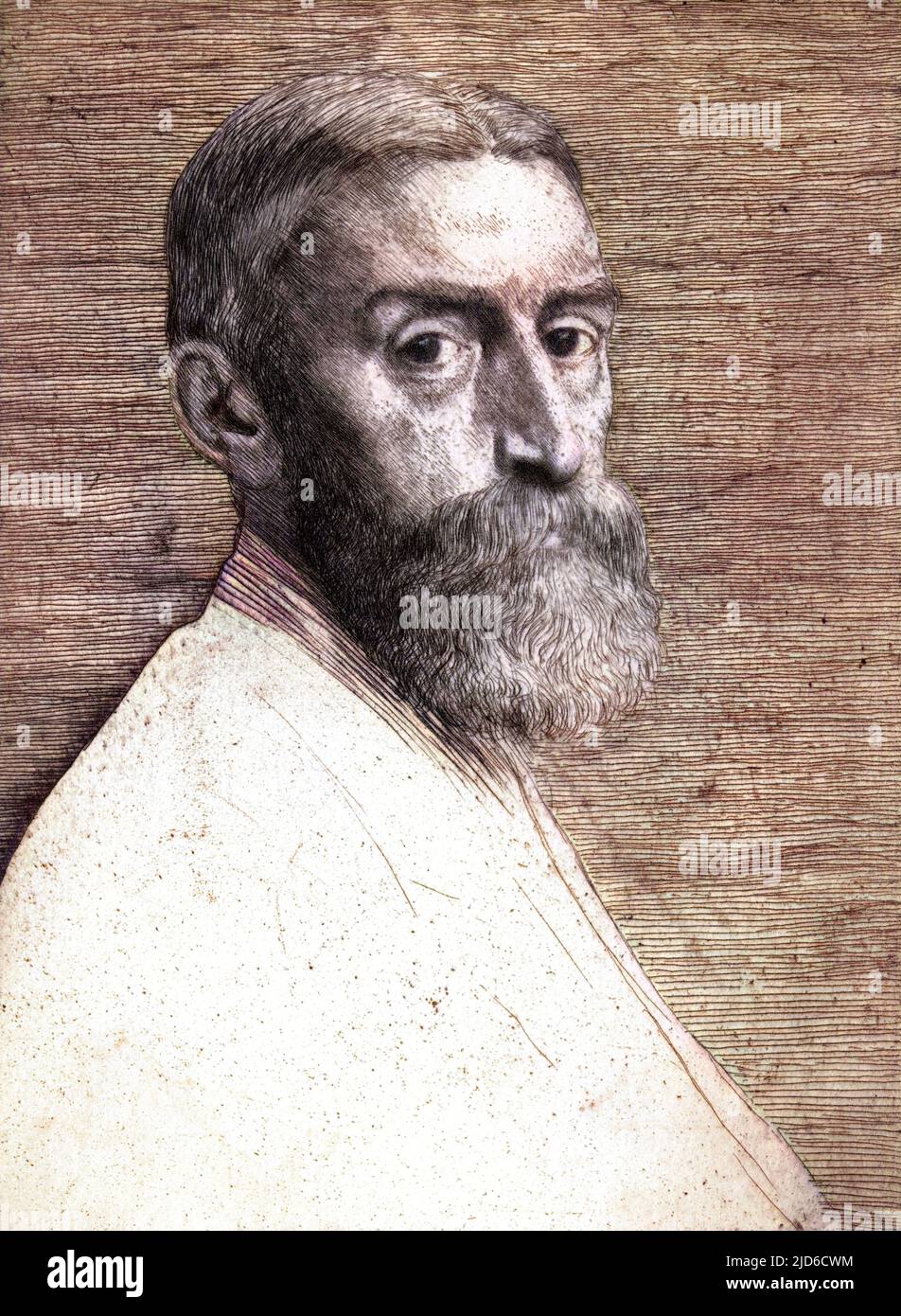 SIR EDWARD JOHN POYNTER artist Colourised version of : 10173005 Date ...