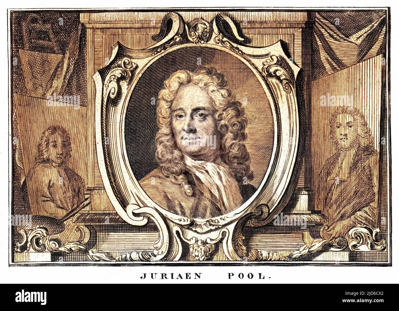 JURIAN (or Juriaen) POOL Dutch artist Colourised version of : 10172862 ...