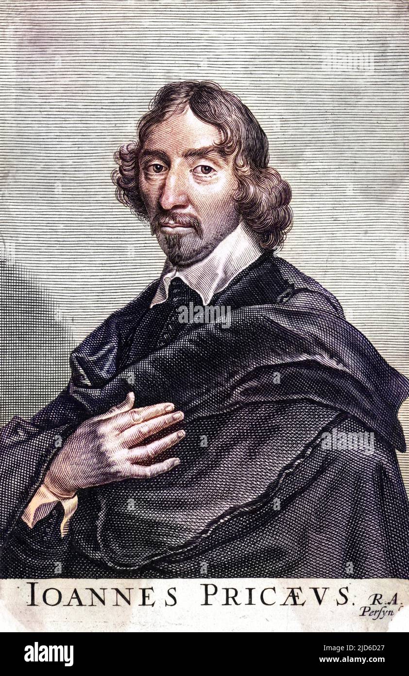 JOHN PRICE scholar, professor of Greek at Pisa Colourised version of ...