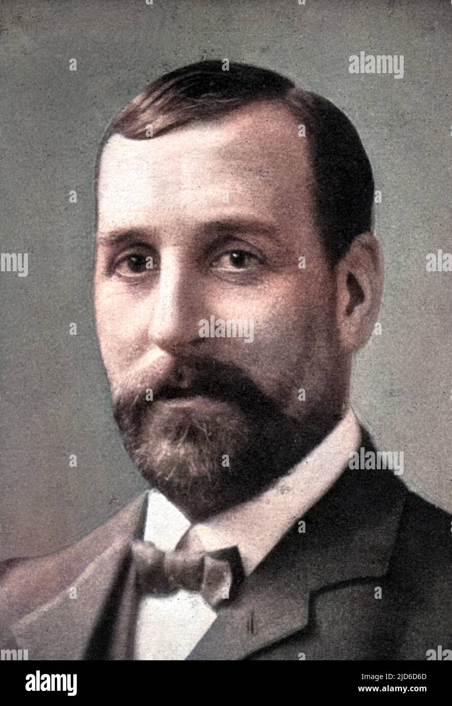 JOSEPH RANK Yorkshire miller and devout Methodist. Colourised version ...